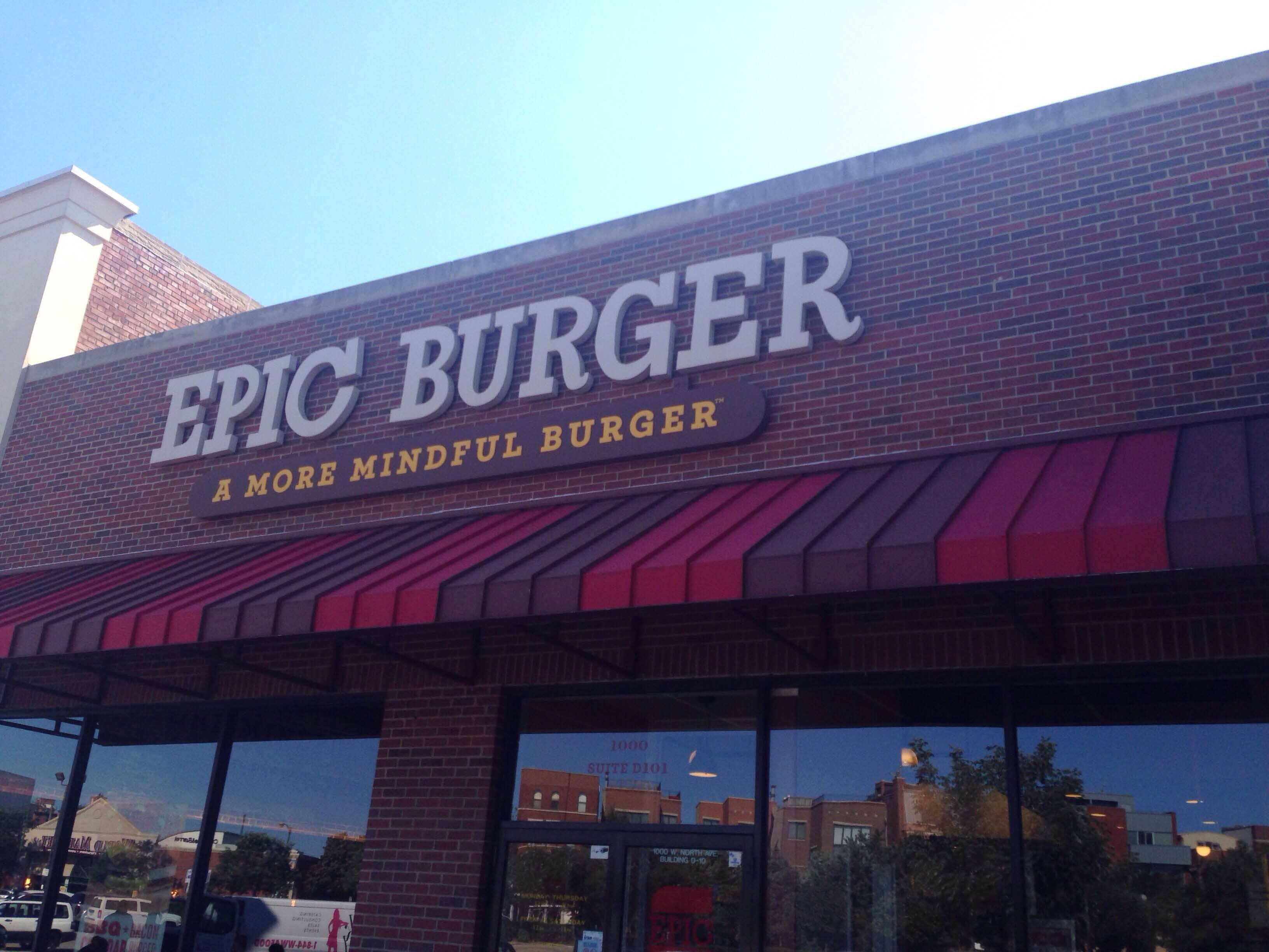 Menu of Epic Burger, Lincoln Park, Chicago