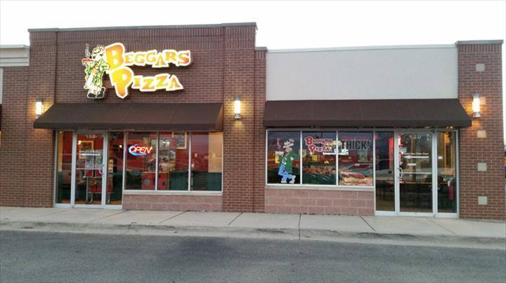 Menu of Beggars Pizza, Plainfield, Chicago