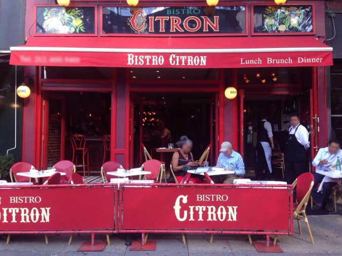 Bistro Citron, New York, New York City - Urbanspoon/Zomato