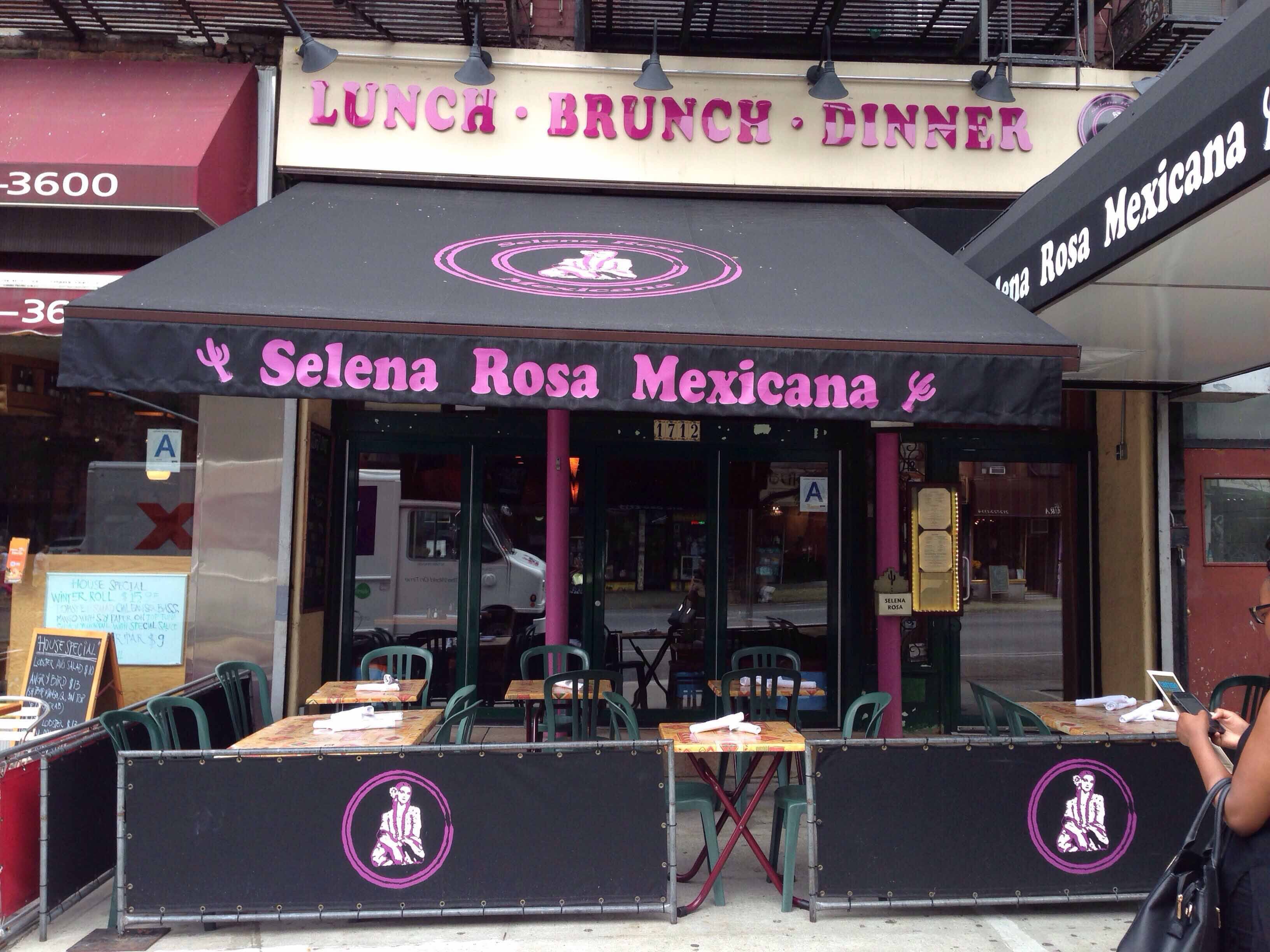 Selena Rosa Mexicana Menu, Menu for Selena Rosa Mexicana, Upper East ...