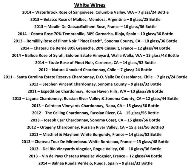 Menu of Merlion, Seabrook, Houston