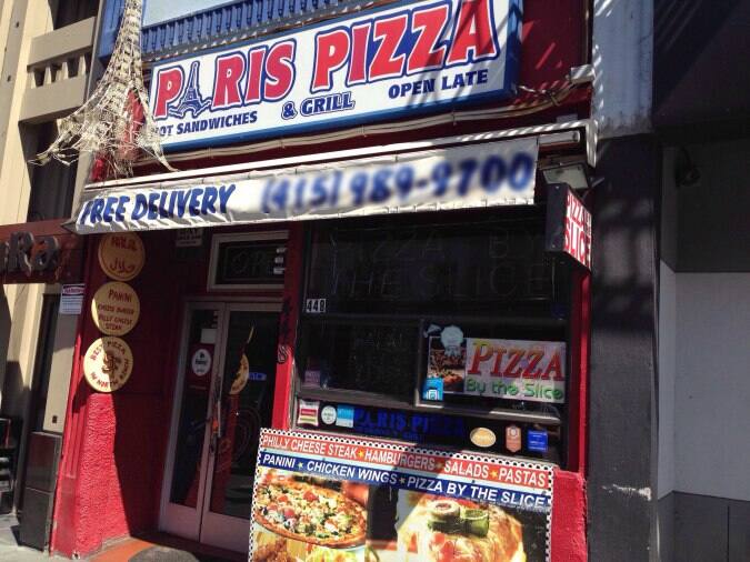Paris Pizza & Grill, North Beach, San Francisco - Urbanspoon/Zomato
