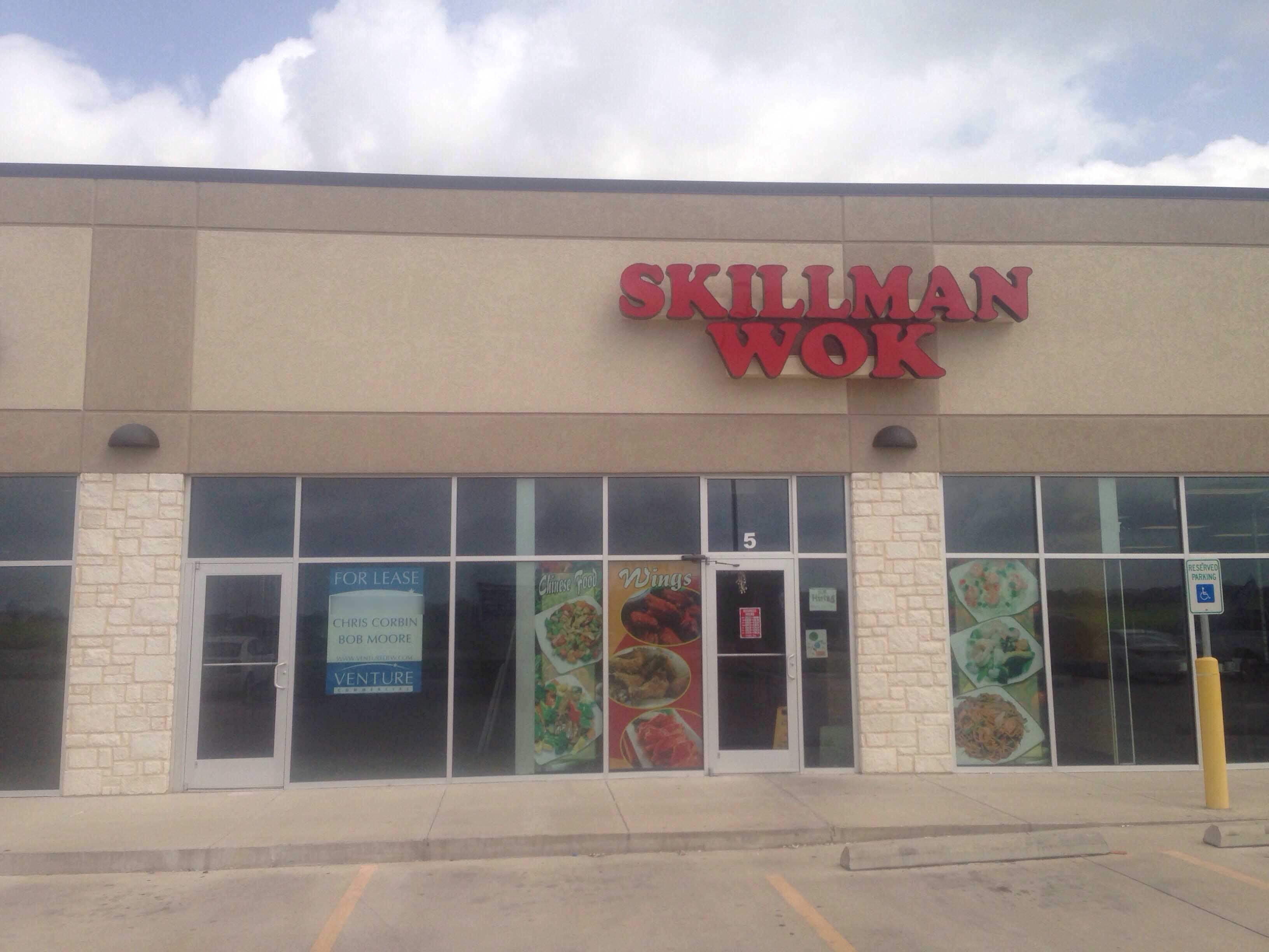 Menu of Skillman Wok, Crowley, Crowley