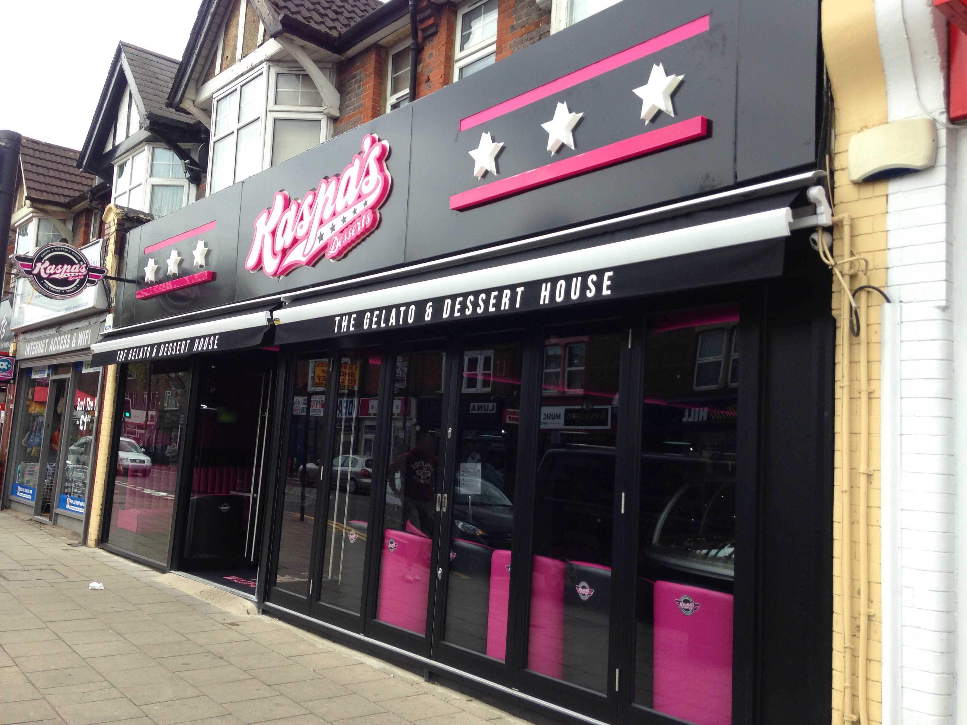 Menu of Kaspa's, Watford, London