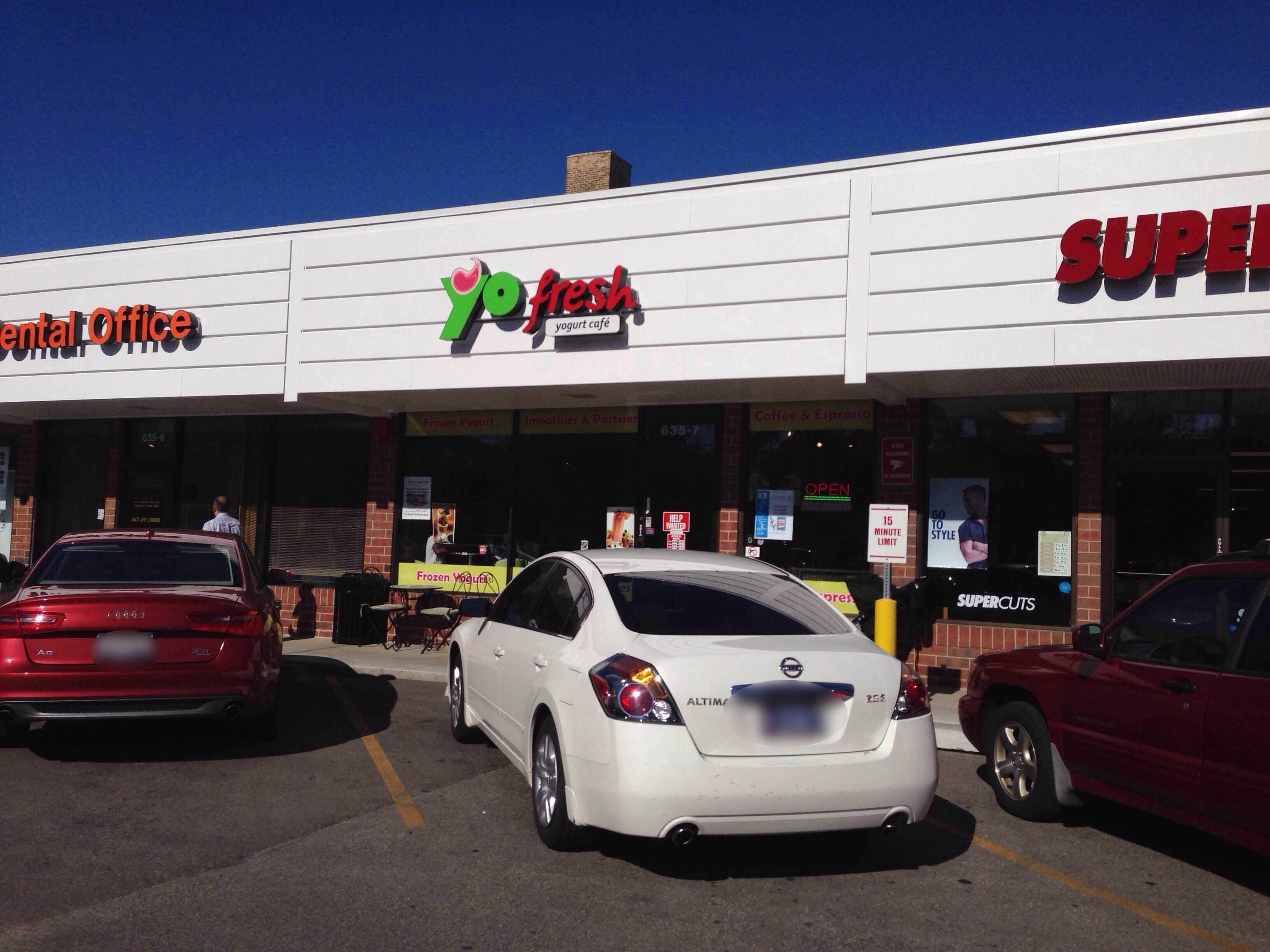 Yo Fresh Yogurt Cafe Menu, Menu for Yo Fresh Yogurt Cafe, Evanston, Chicago