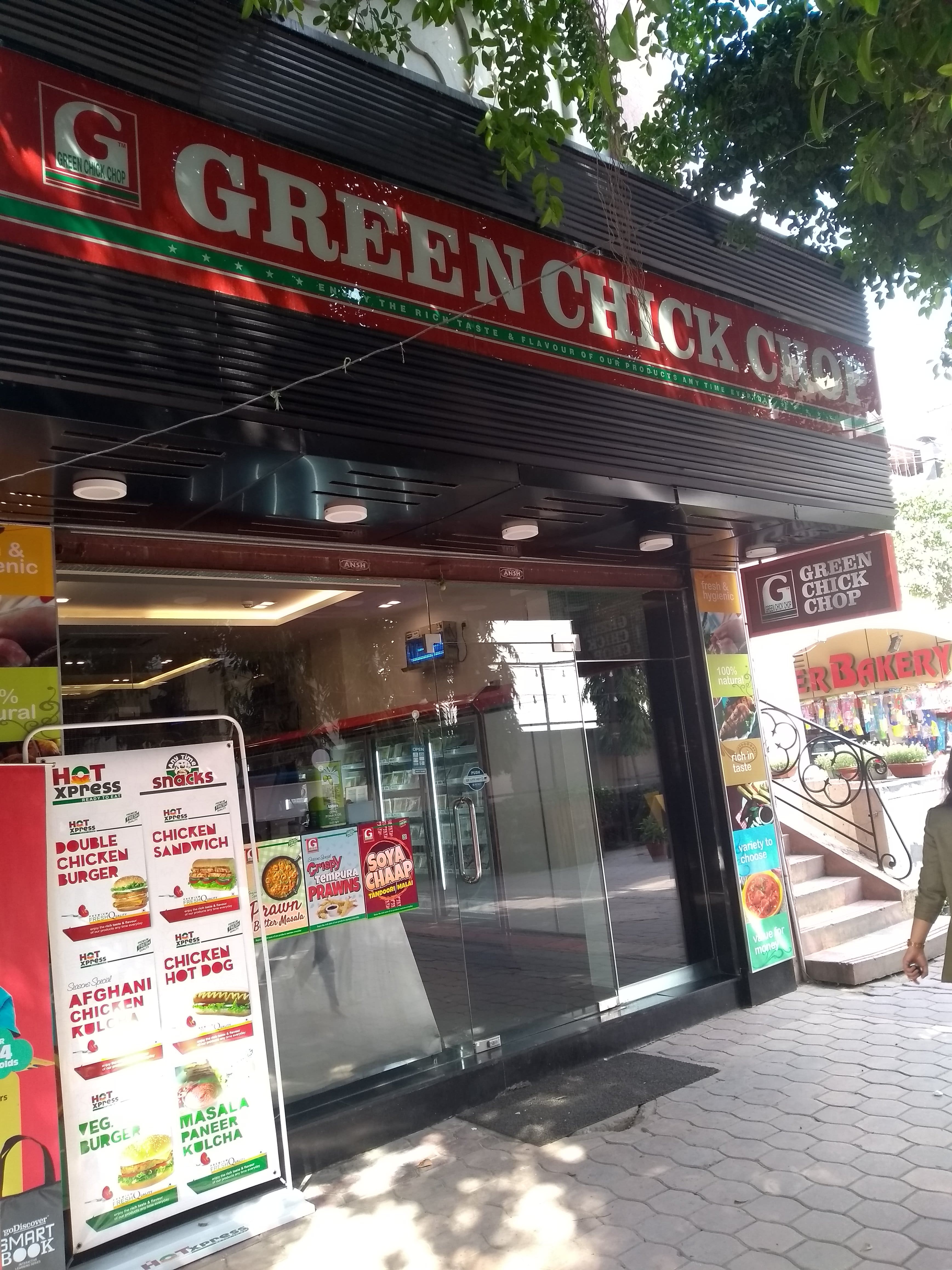 Menu of Green Chick Chop, DLF Phase 4, Gurgaon