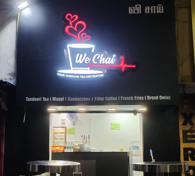 Menu of We Chai, Porur, Chennai