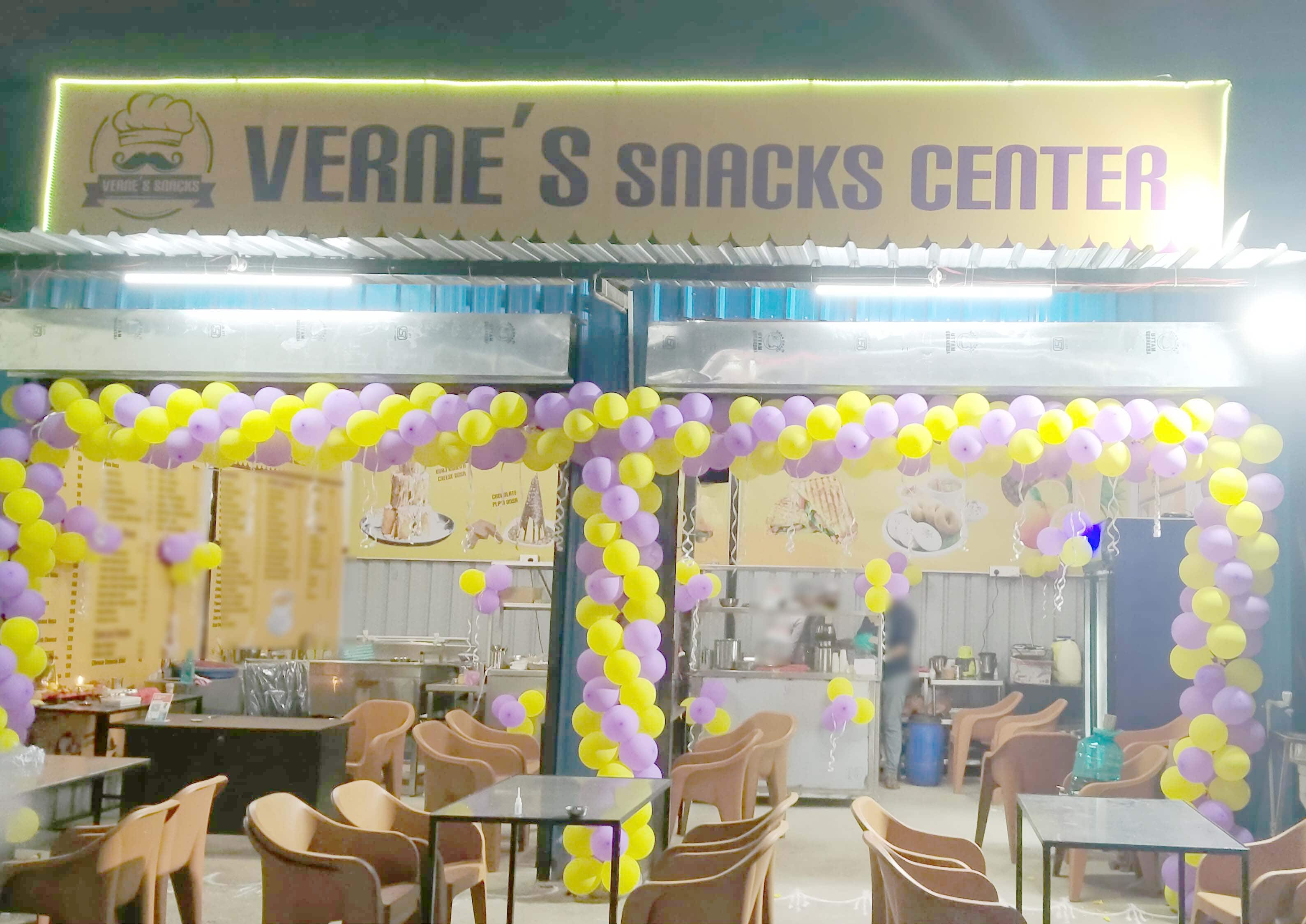 Menu of Verne's Snacks Center, Manjri Budruk, Pune