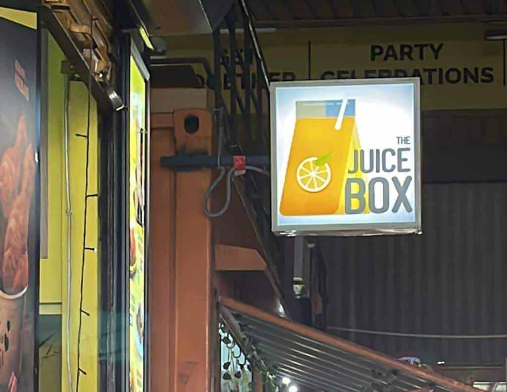 Menu of The Juice Box, Selaiyur, Chennai