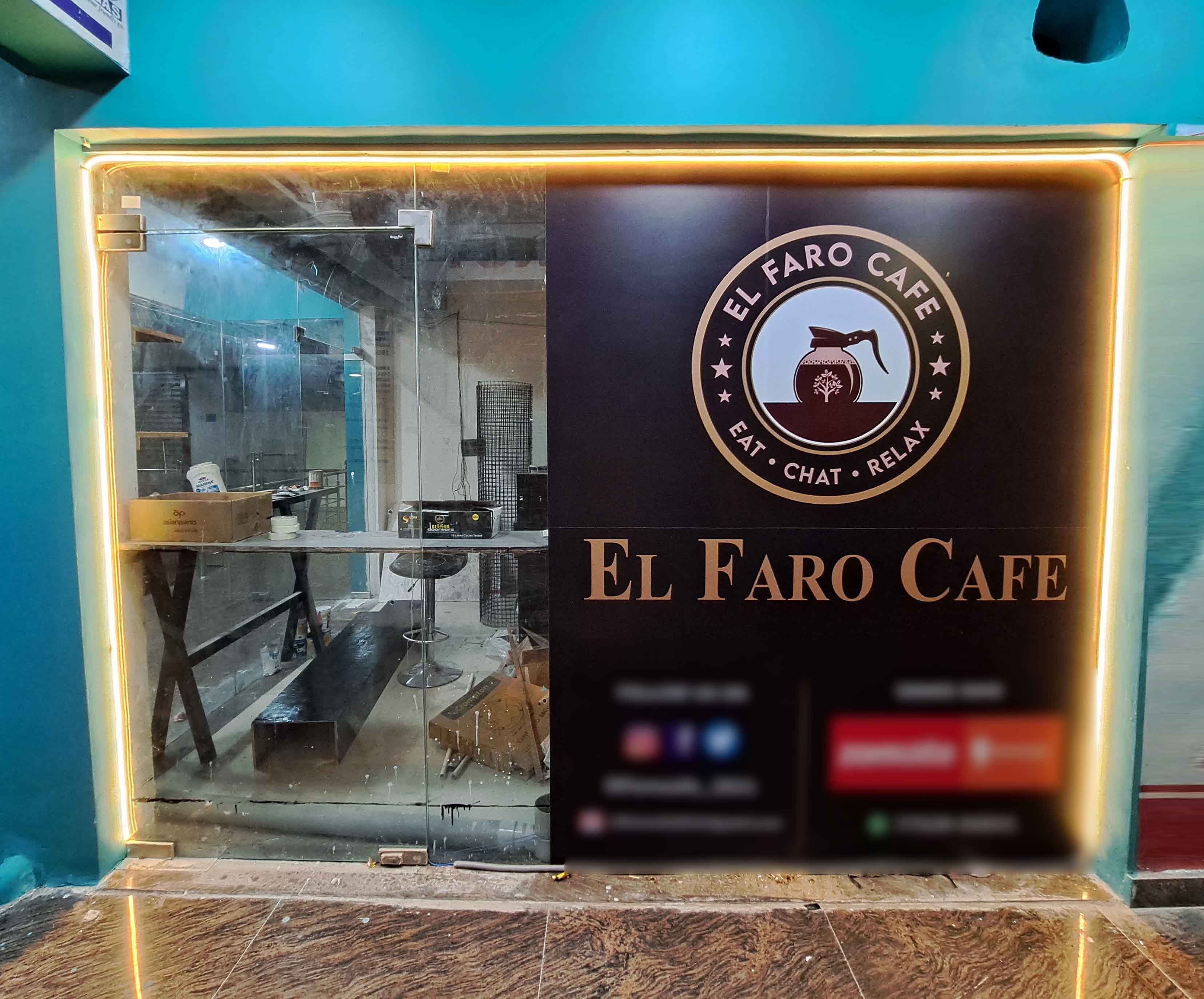 Menu of El Faro Cafe, Aashiana, Lucknow