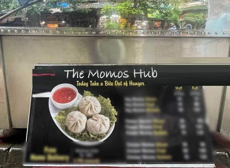 Menu of The Momos Hub, Mumbai Central, Mumbai
