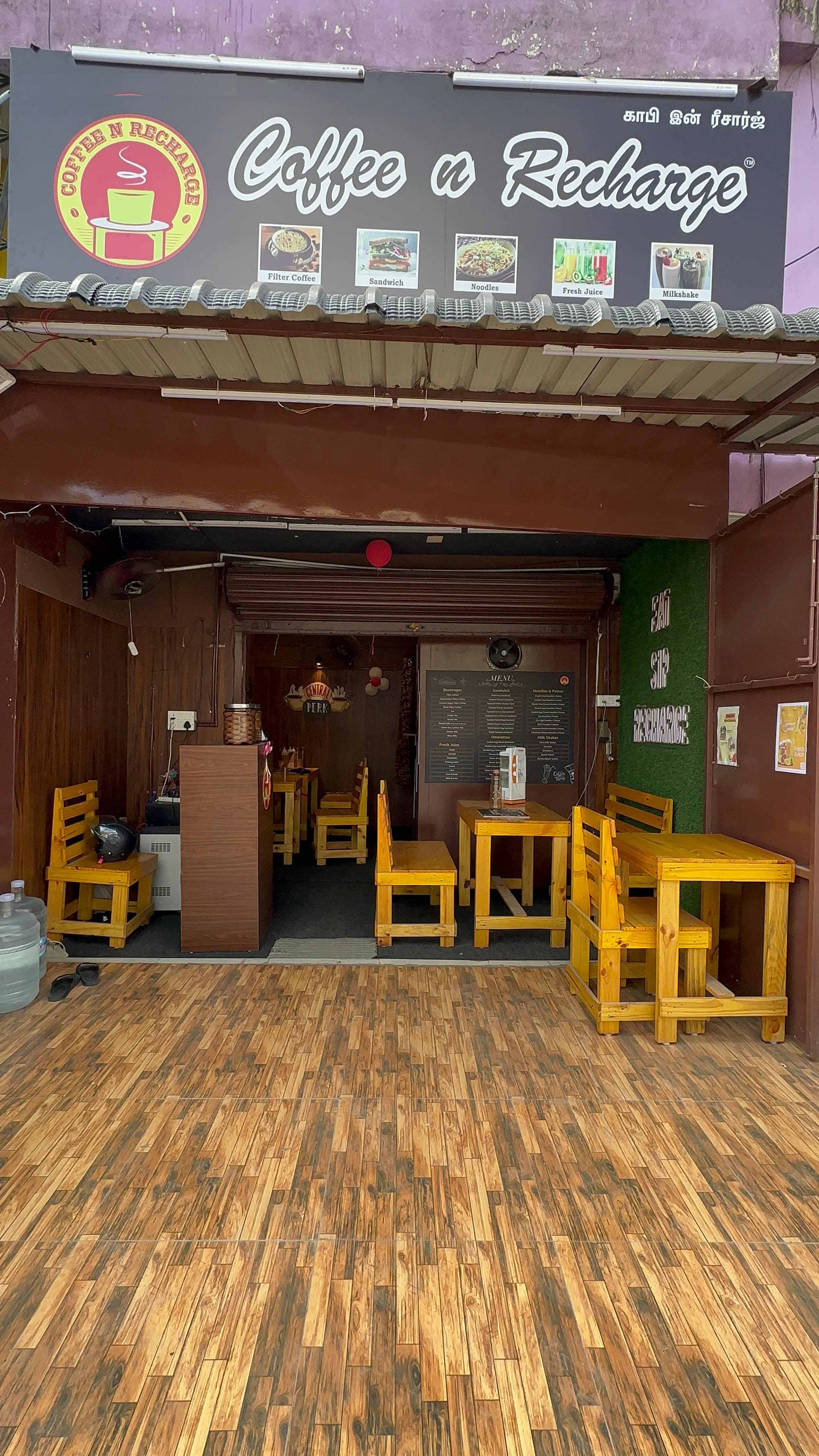 Menu of Coffee N Recharge, Tambaram, Chennai