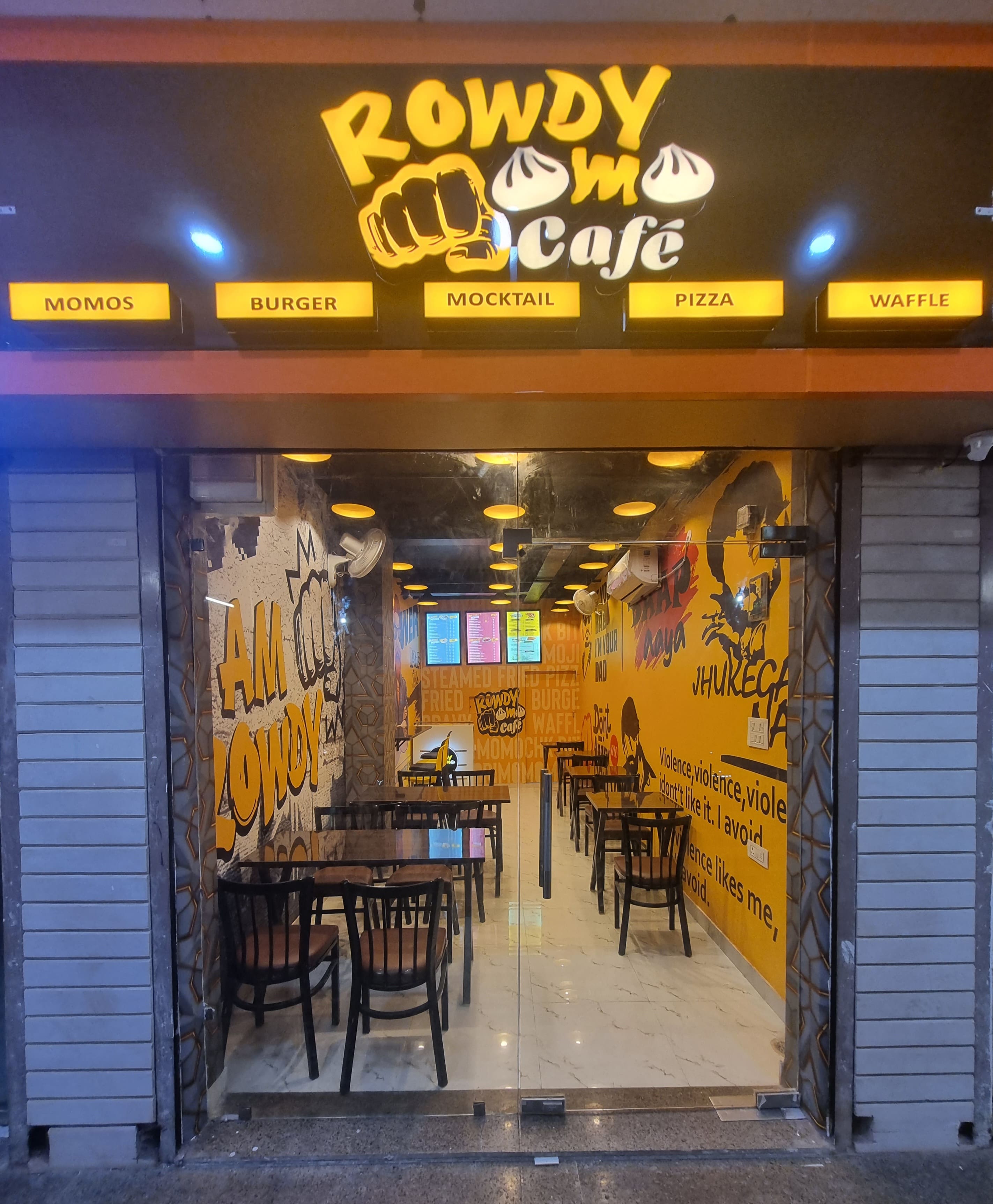 Menu of Rowdy Momo Cafe, Pratap Vihar, Ghaziabad