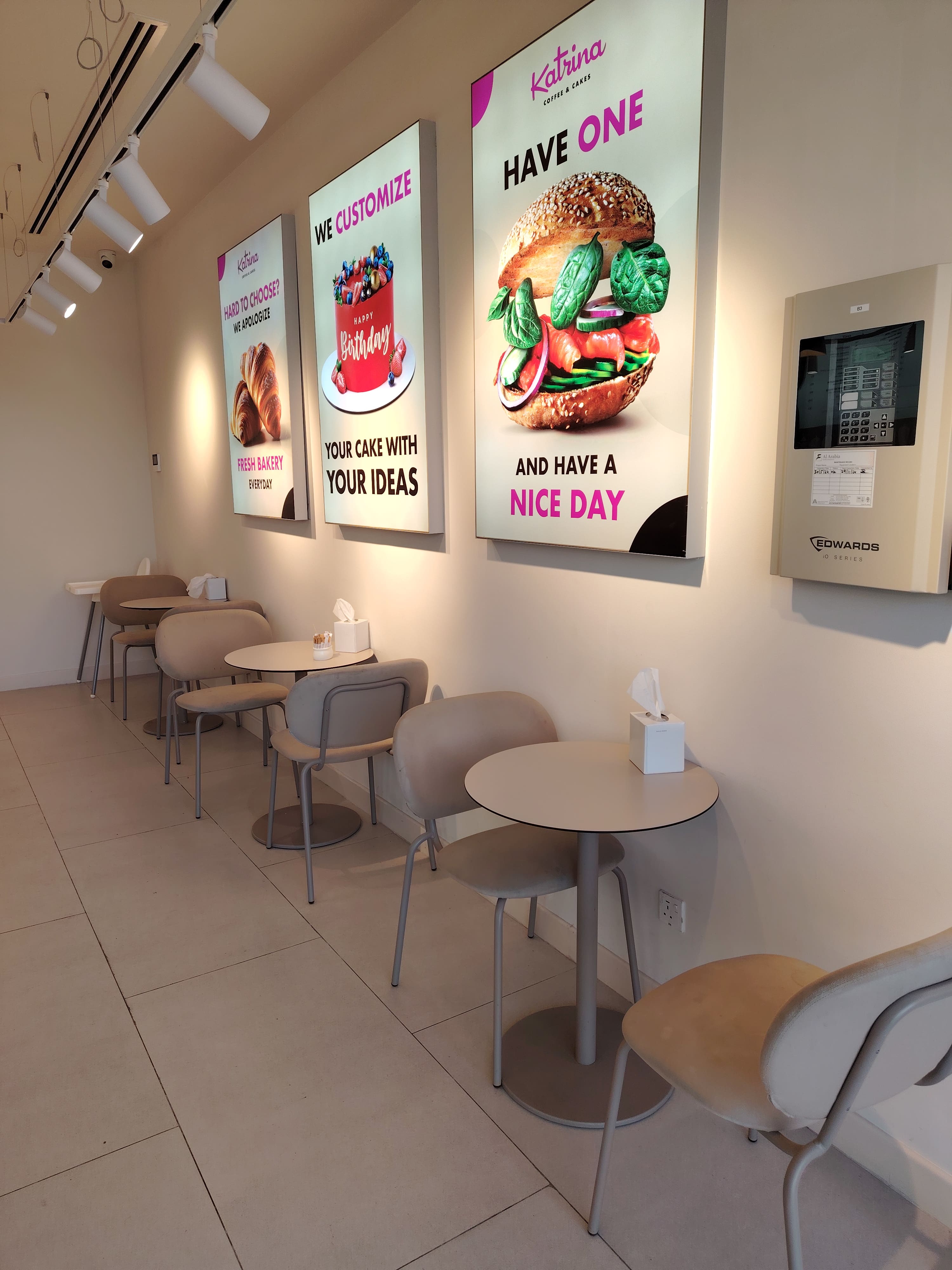 Menu of Katrina Coffee & Cakes, Jebel Ali Village, Dubai