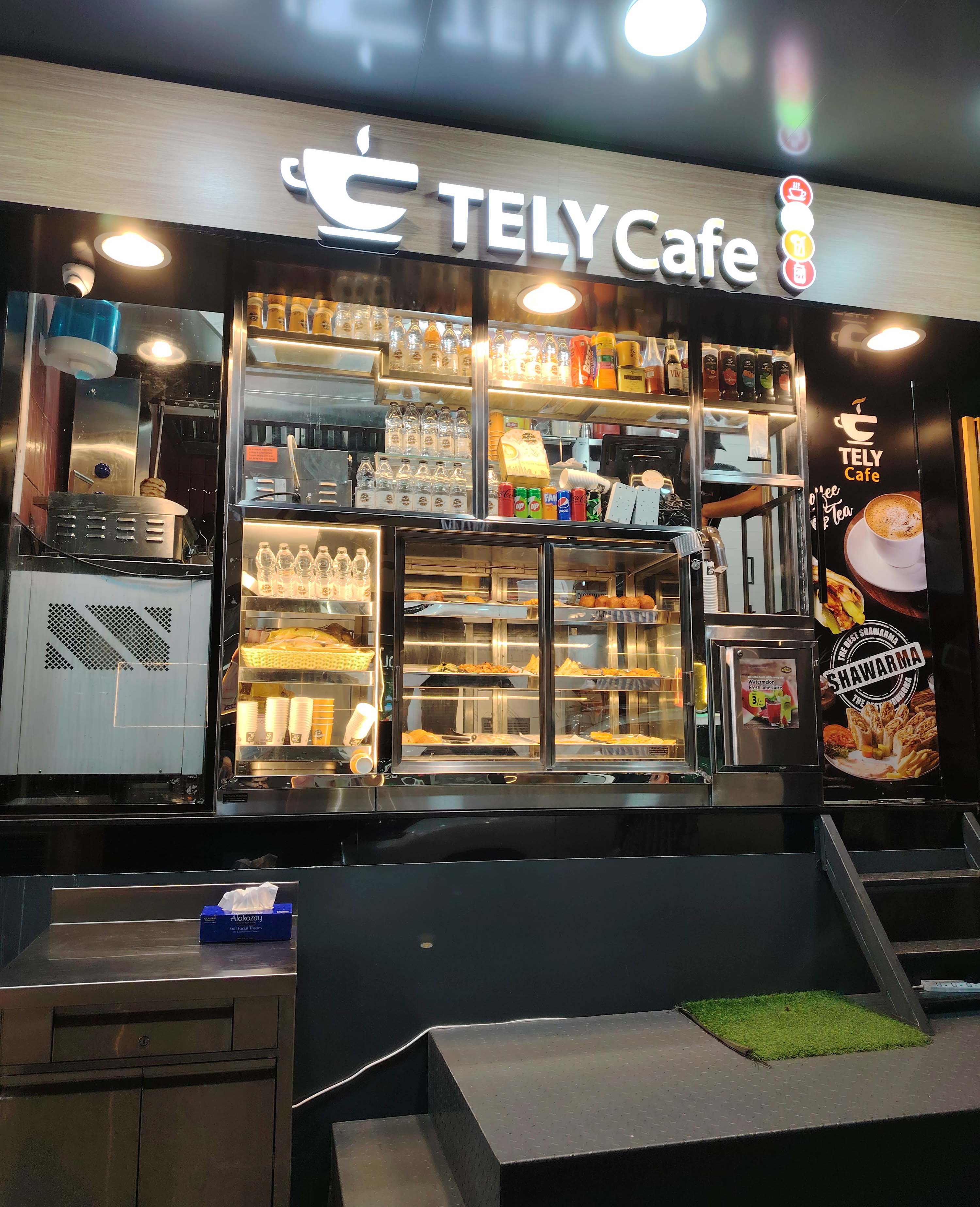Menu of Tely Cafe, Al Rigga, Dubai
