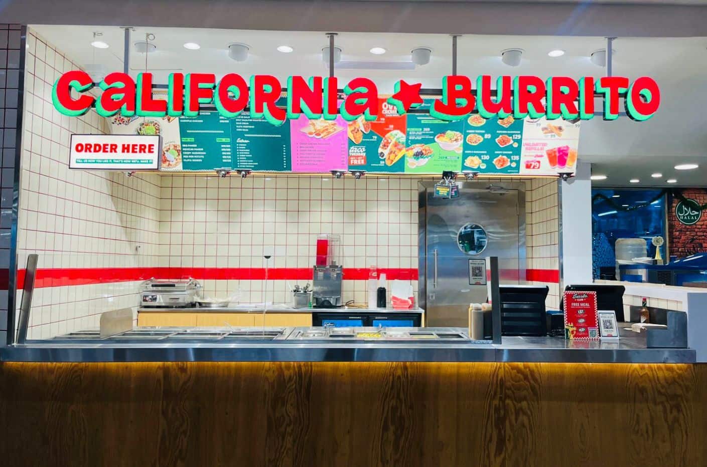 Menu of California Burrito, Egatoor, Chennai