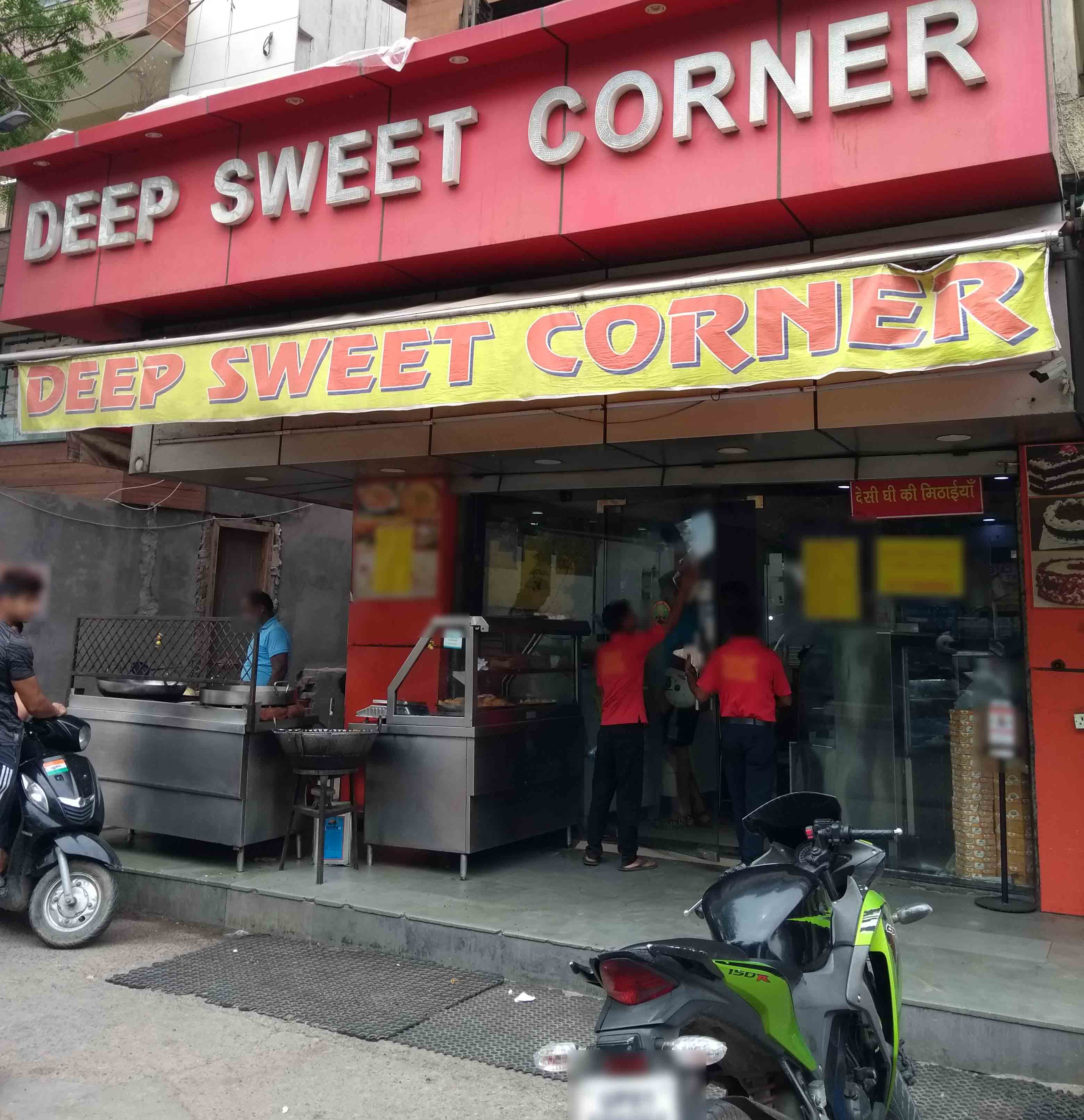 Menu of Deep Sweet Corner, New Friends Colony, New Delhi