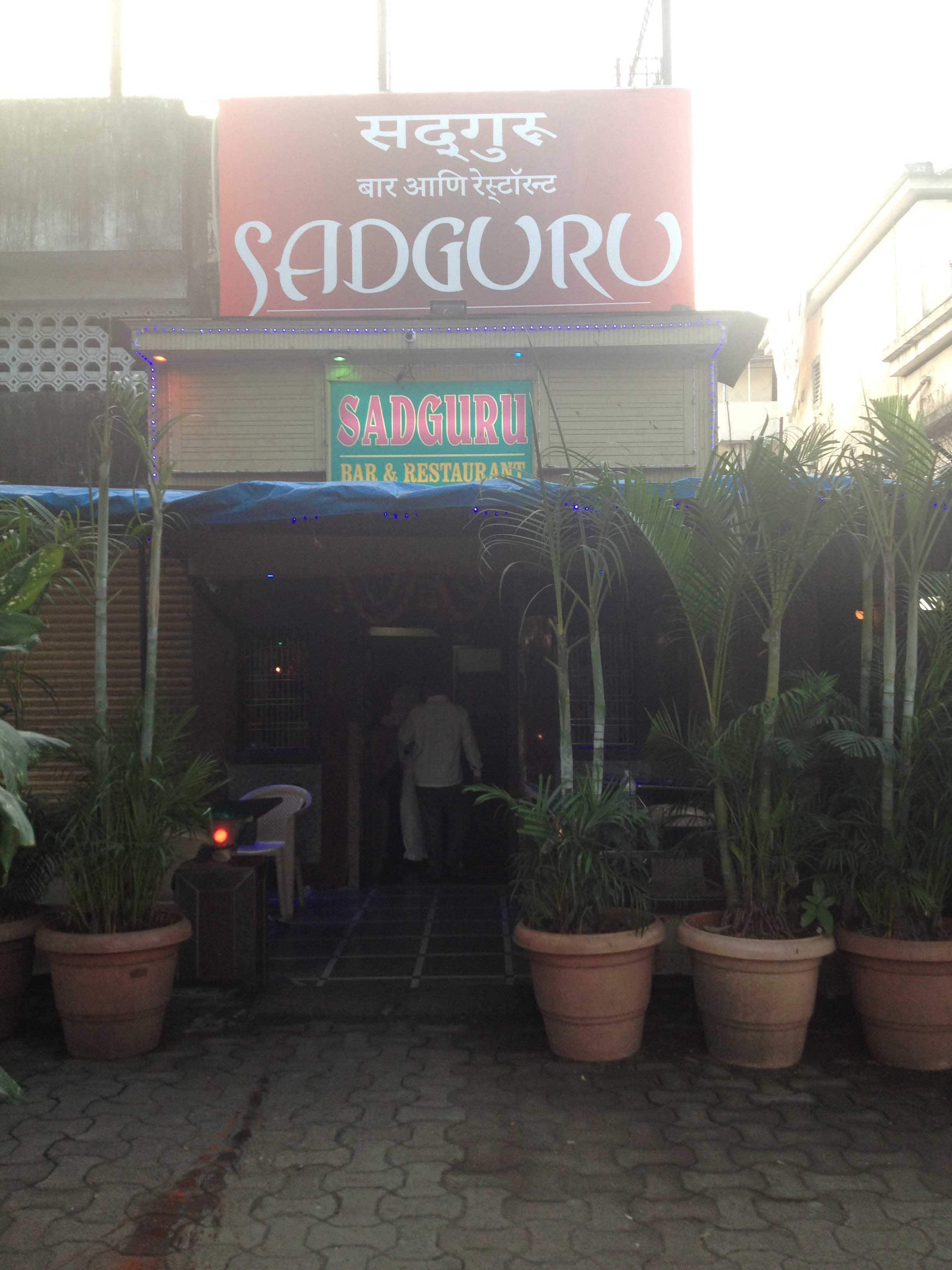 Menu of Hotel Sadguru Bar & Restaurant, Vashi, Navi Mumbai