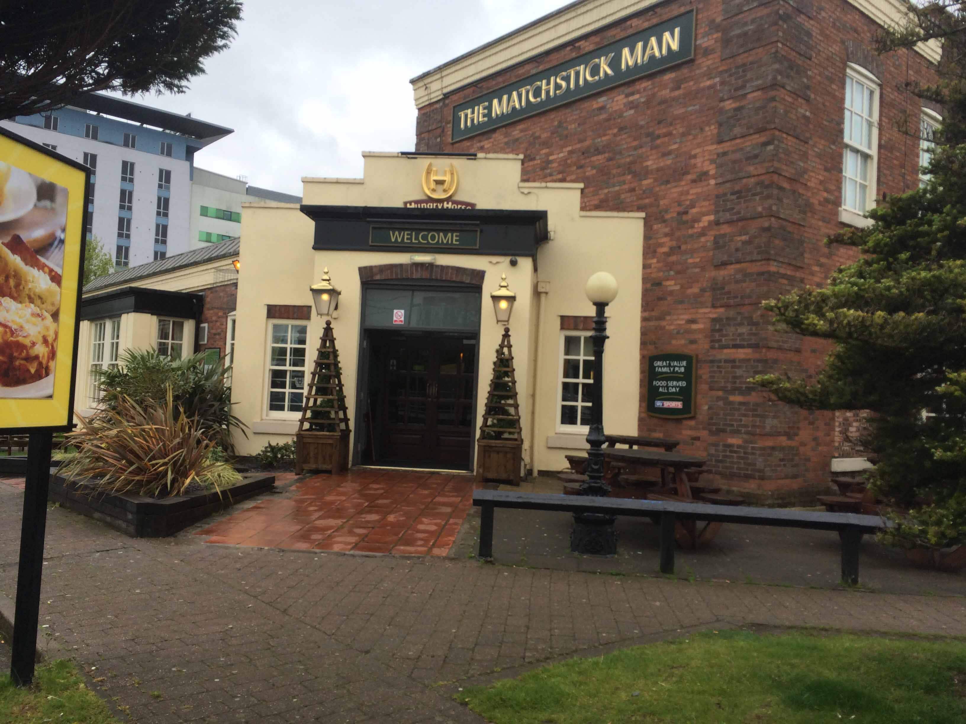 Menu Of The Matchstick Man Salford Manchester