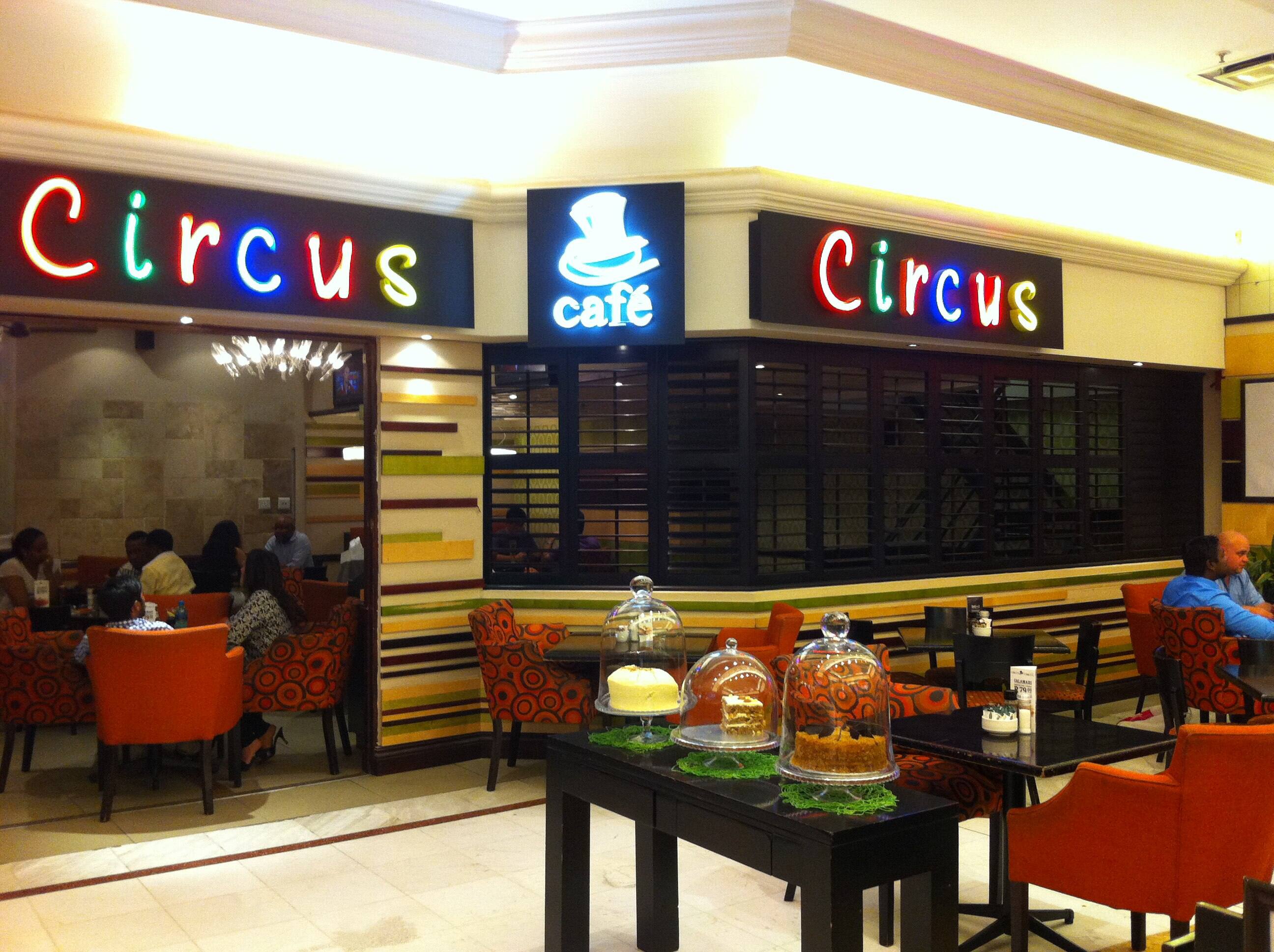 Menu of Circius Circus Cafe, Pavilion Mall, Westville, Durban