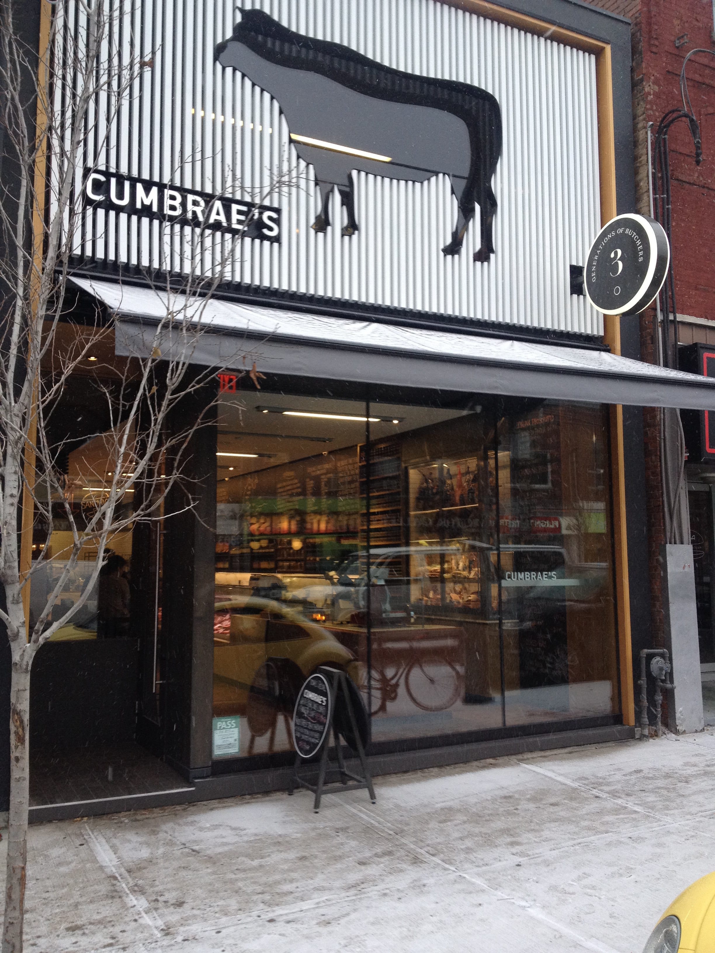 Menu of Cumbrae's, Trinity Bellwoods, Toronto
