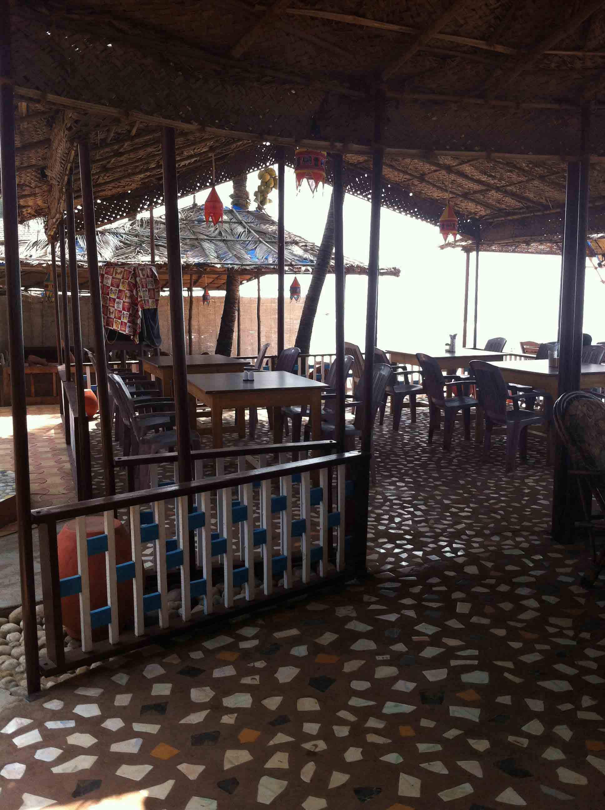 Menu of Sunset, Anjuna, Goa