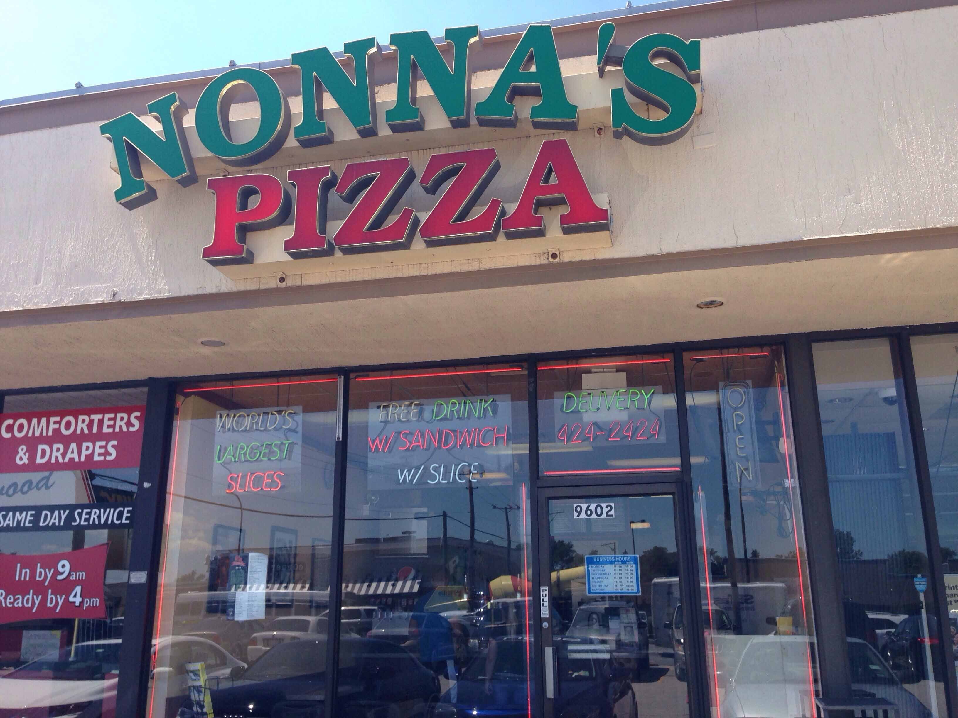 Menu of Nonna's, Oak Lawn, Chicago