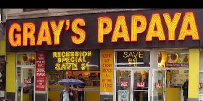 Gray's Papaya, New York, New York City - Urbanspoon/Zomato