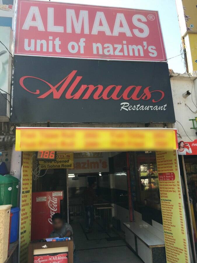 Almaas Restaurant, Sector 14, Gurgaon - Zomato