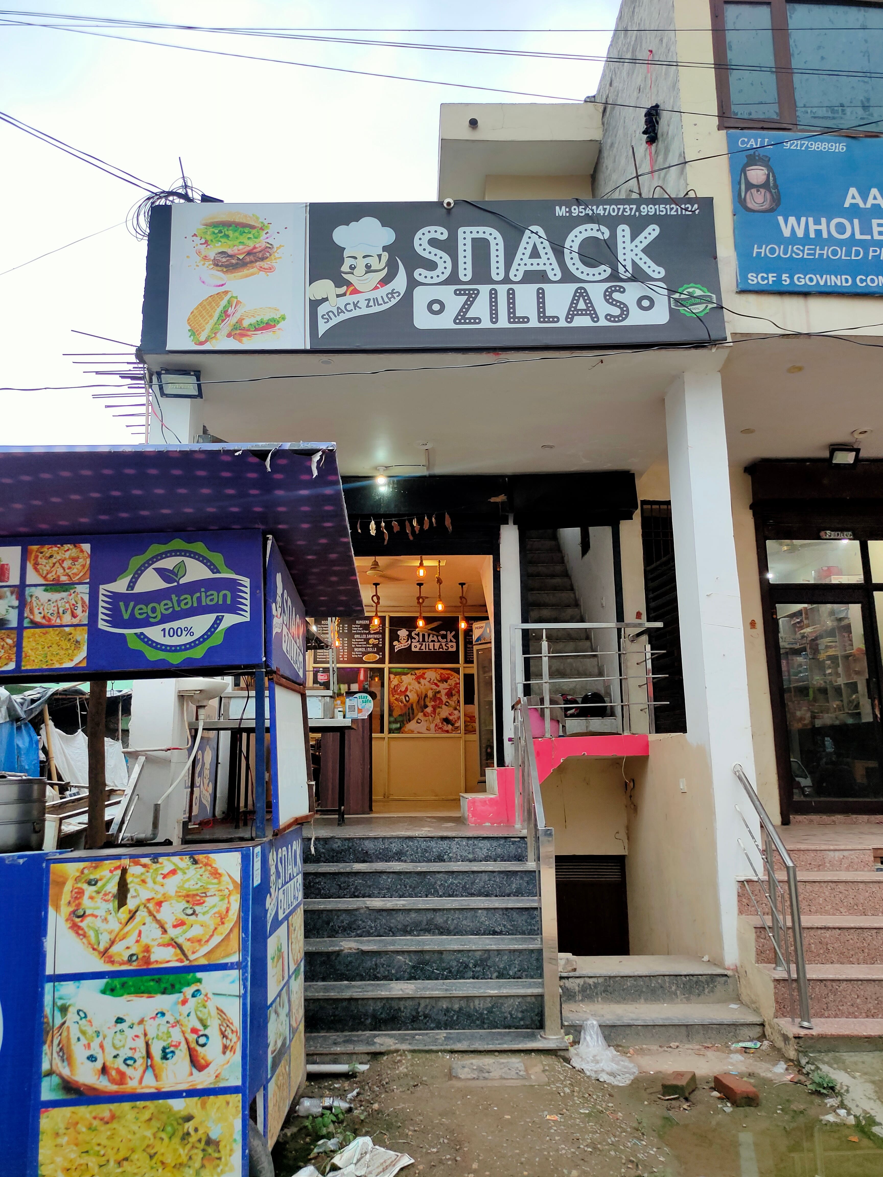 Menu of Snack Zillas, Chandigarh Road, Zirakpur