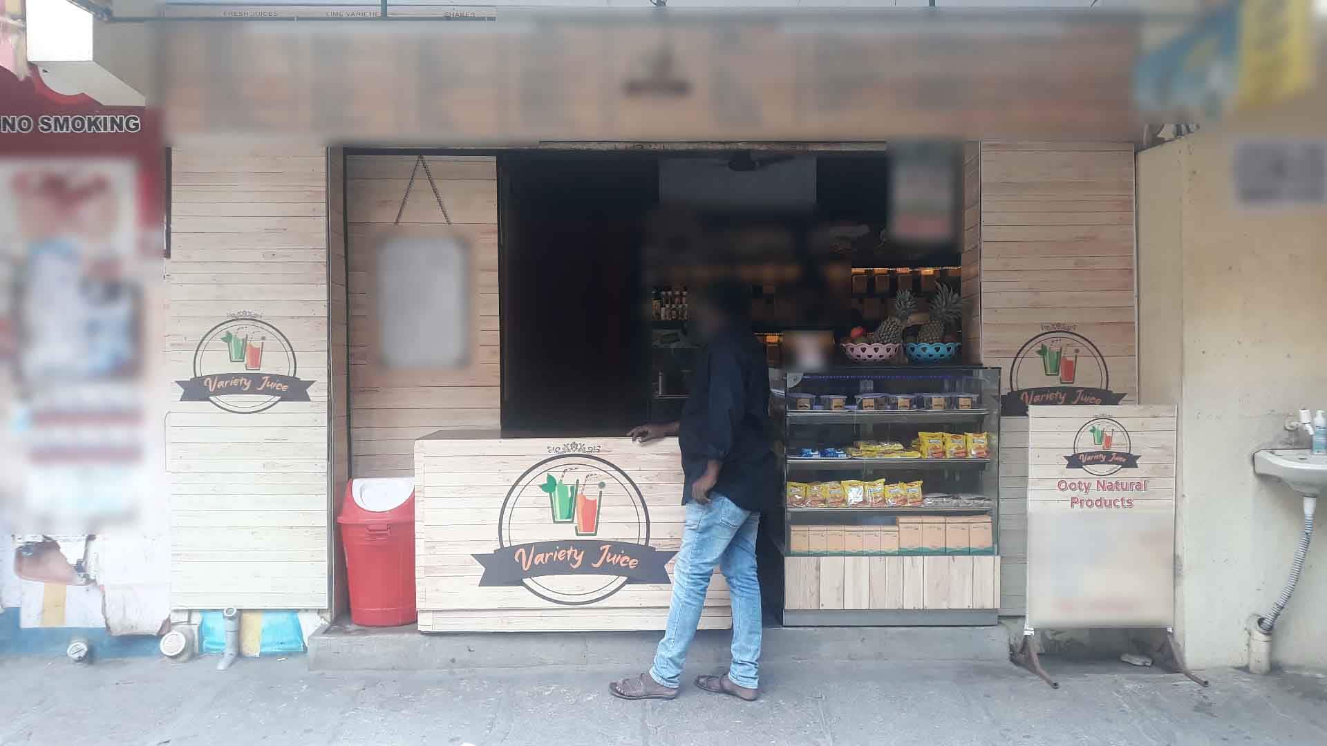 Menu of Variety Juice, Hosur Road, Bangalore