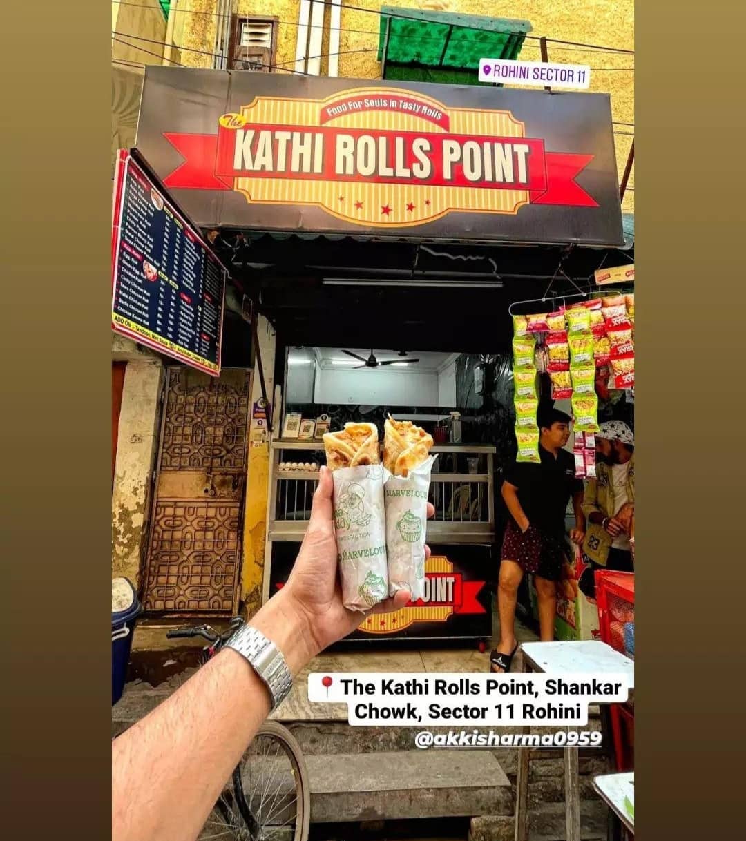 The Kathi Rolls Point, Rohini, New Delhi | Zomato