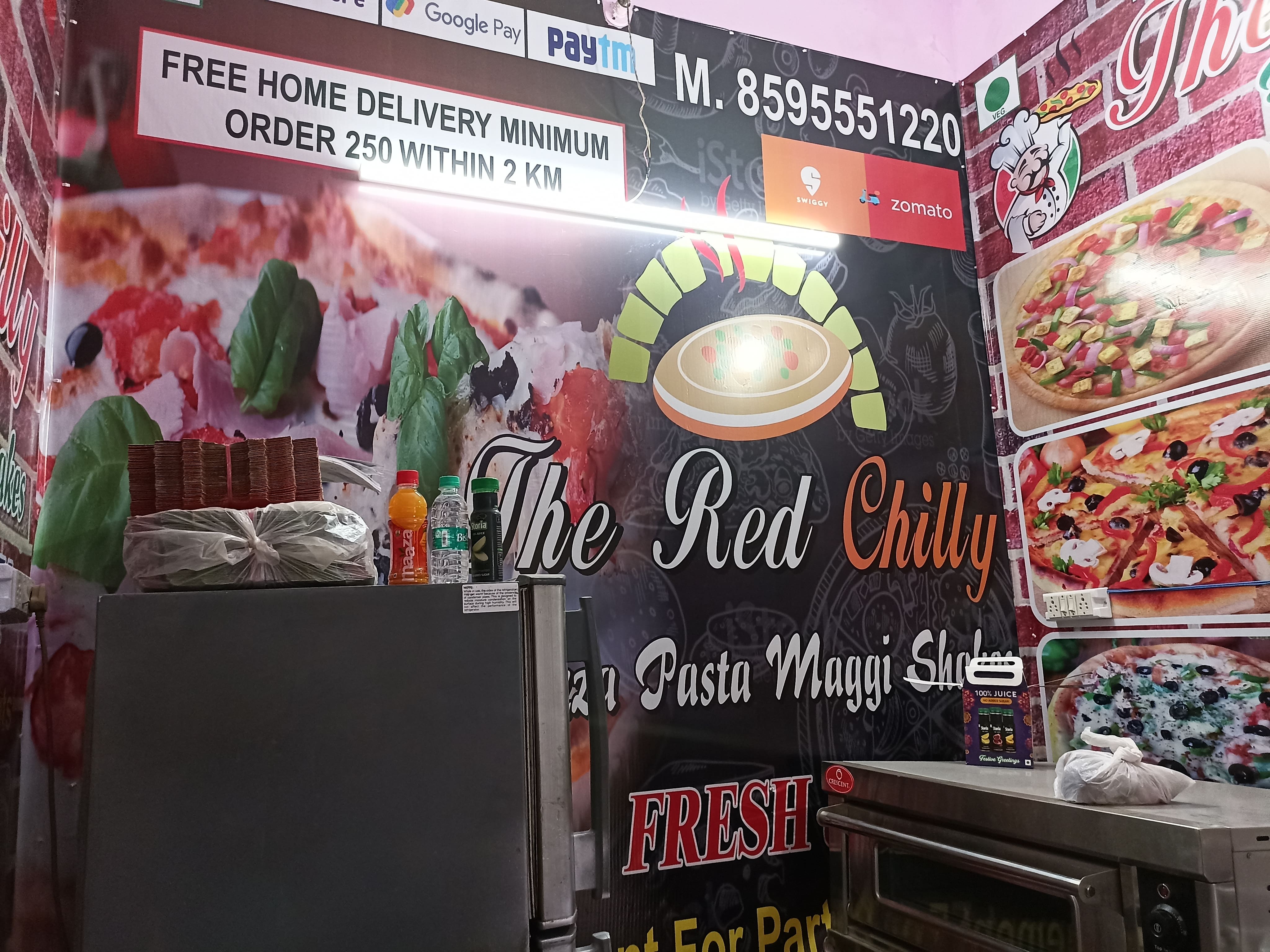 Menu of The Red Chilly, Shakarpur, New Delhi
