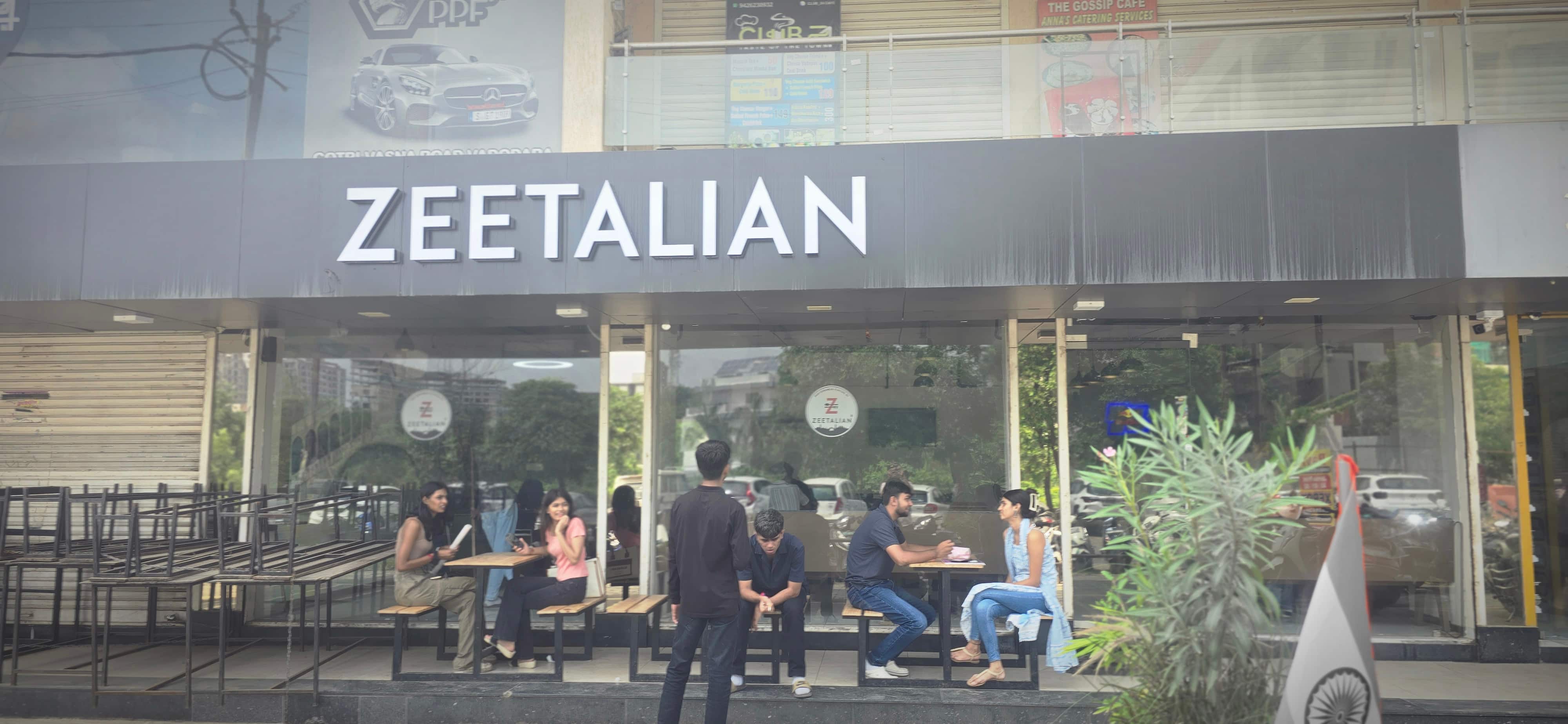 Menu of Zeetalian, Bhayli, Vadodara