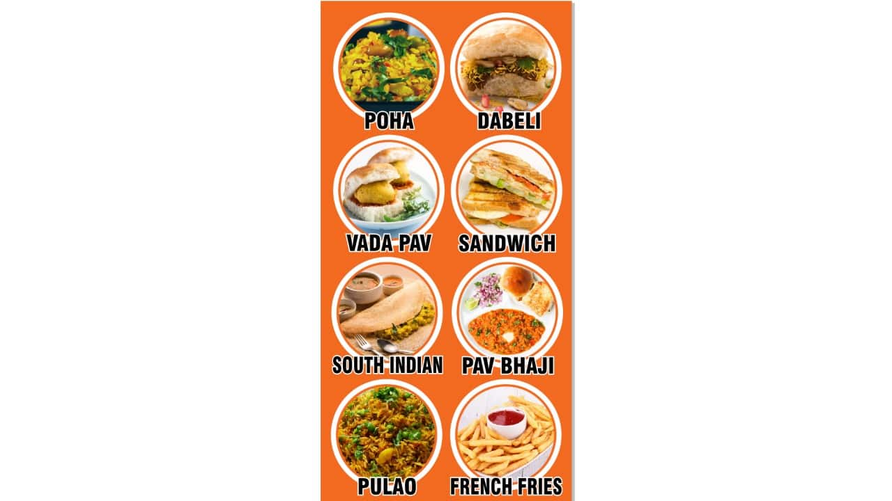 Menu of Shreeji Foods, Gota, Ahmedabad