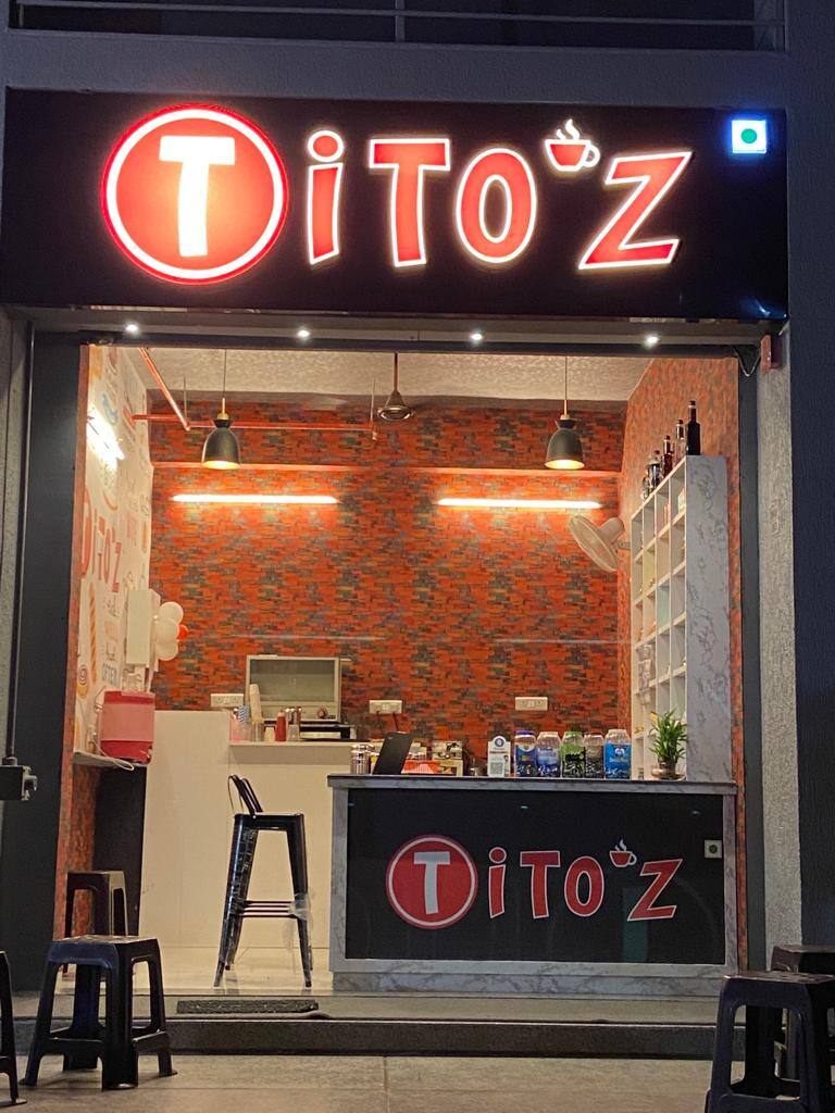 Menu of Tito'z, Gota, Ahmedabad