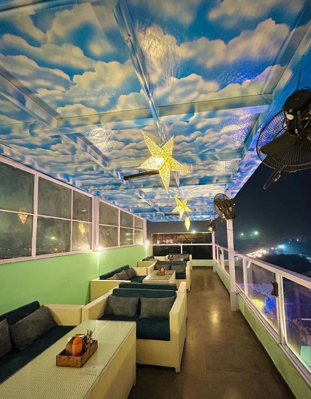 Menu of The Roof Sky, Majnu ka Tila, New Delhi