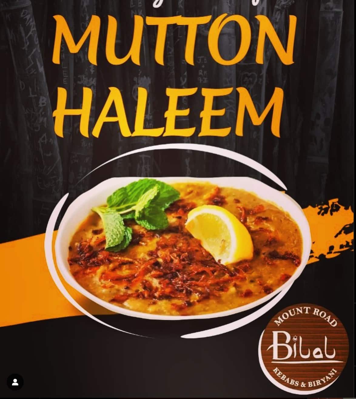 Menu of Mount Road Bilal - Kebabs And Biryani, Thousand Lights, Chennai