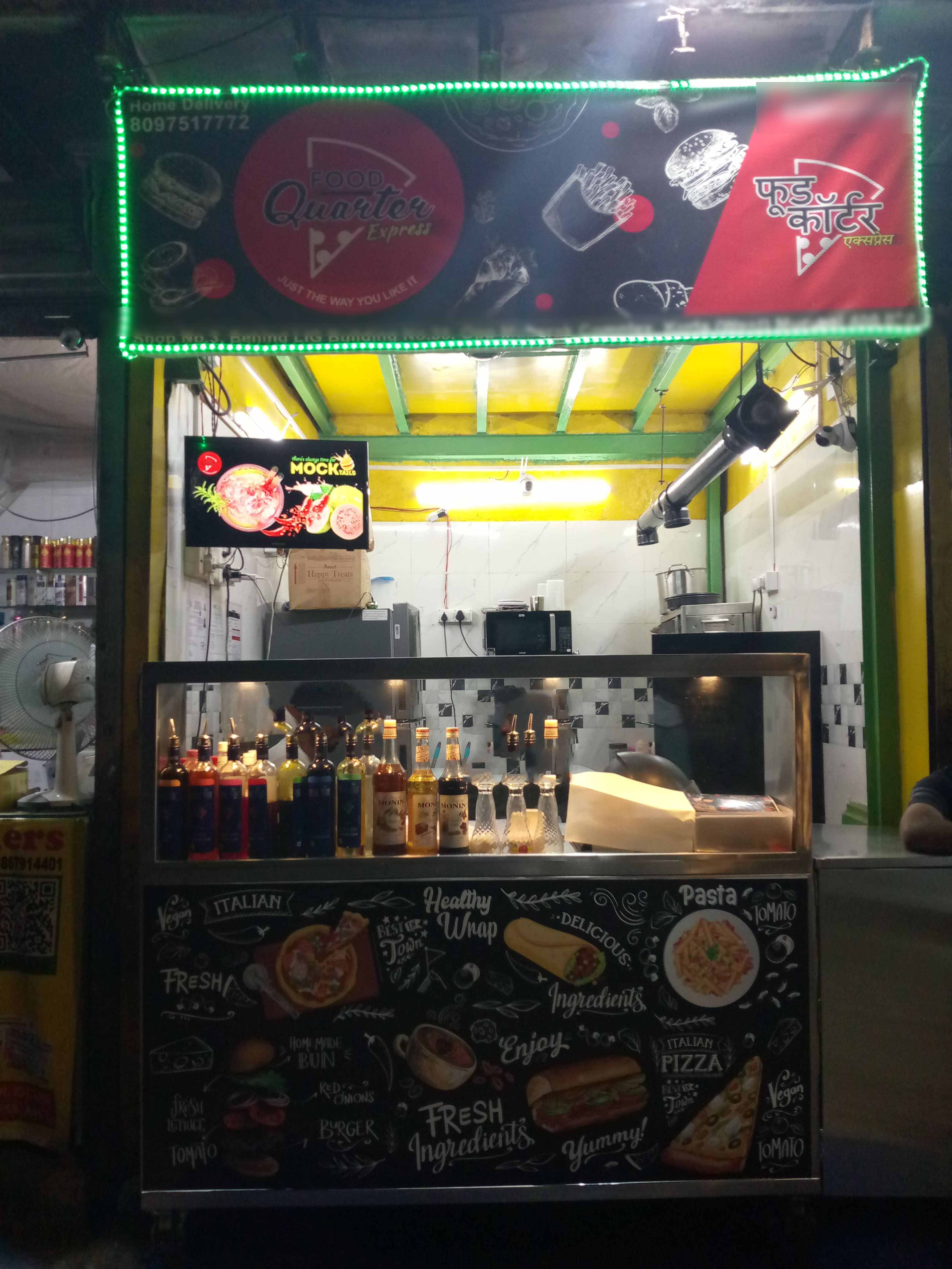 Menu of Food Quarter, Kurla, Mumbai