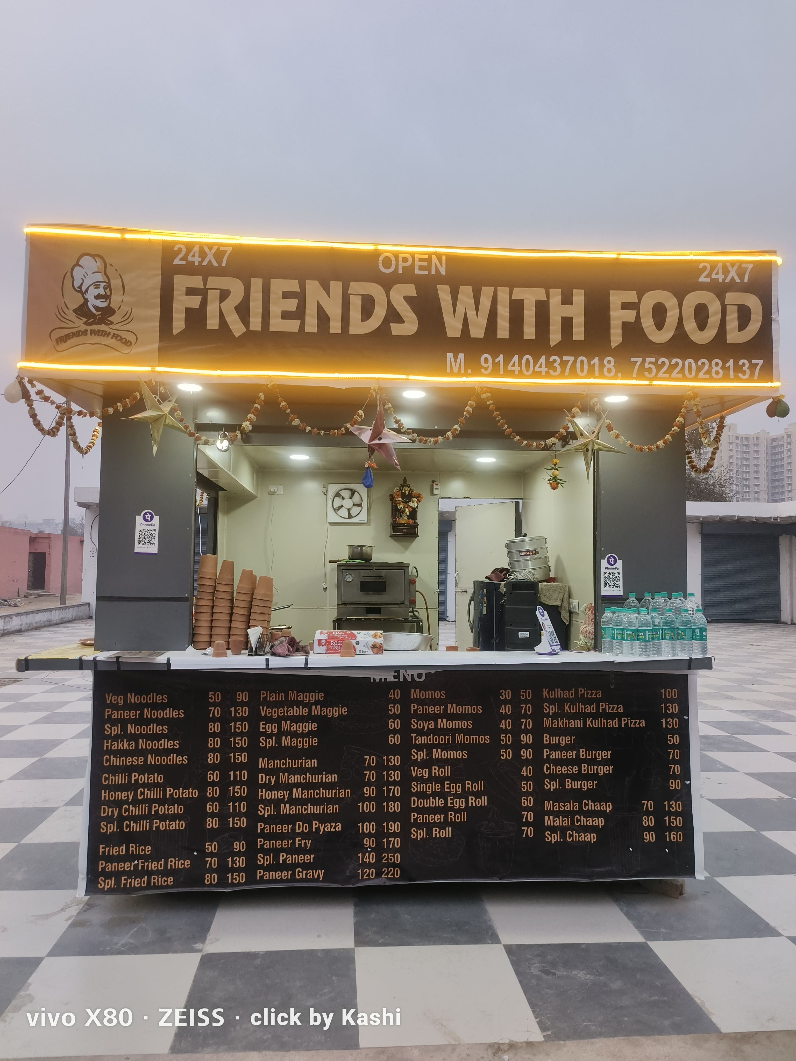 Menu of Friends With Food, Amrapali Leisure Valley, Greater Noida