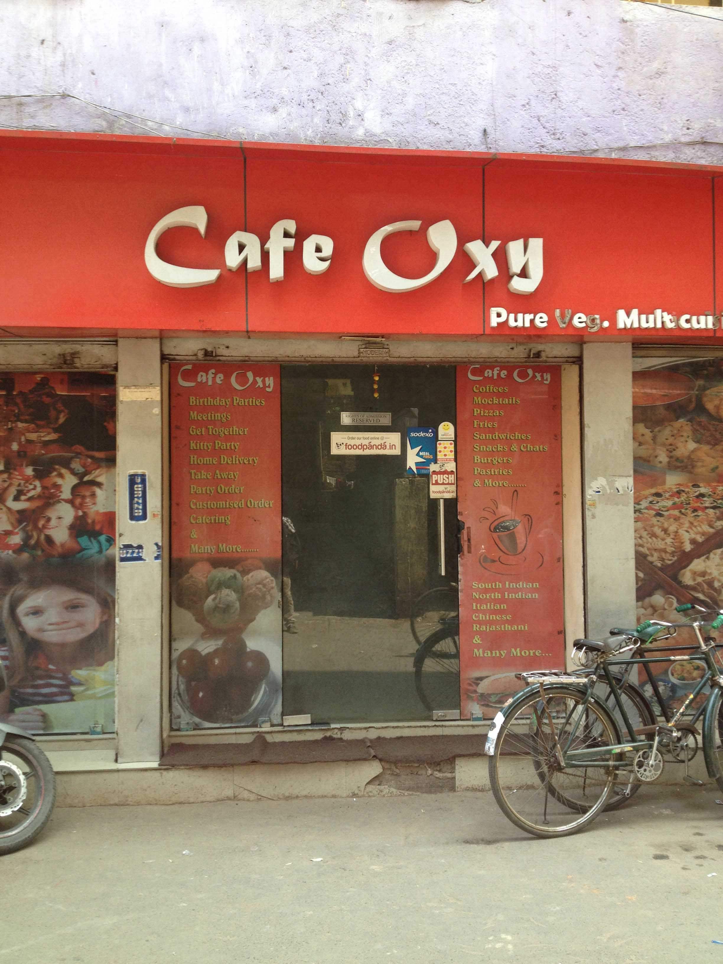 Menu of Cafe Oxy, Shibpur, Howrah