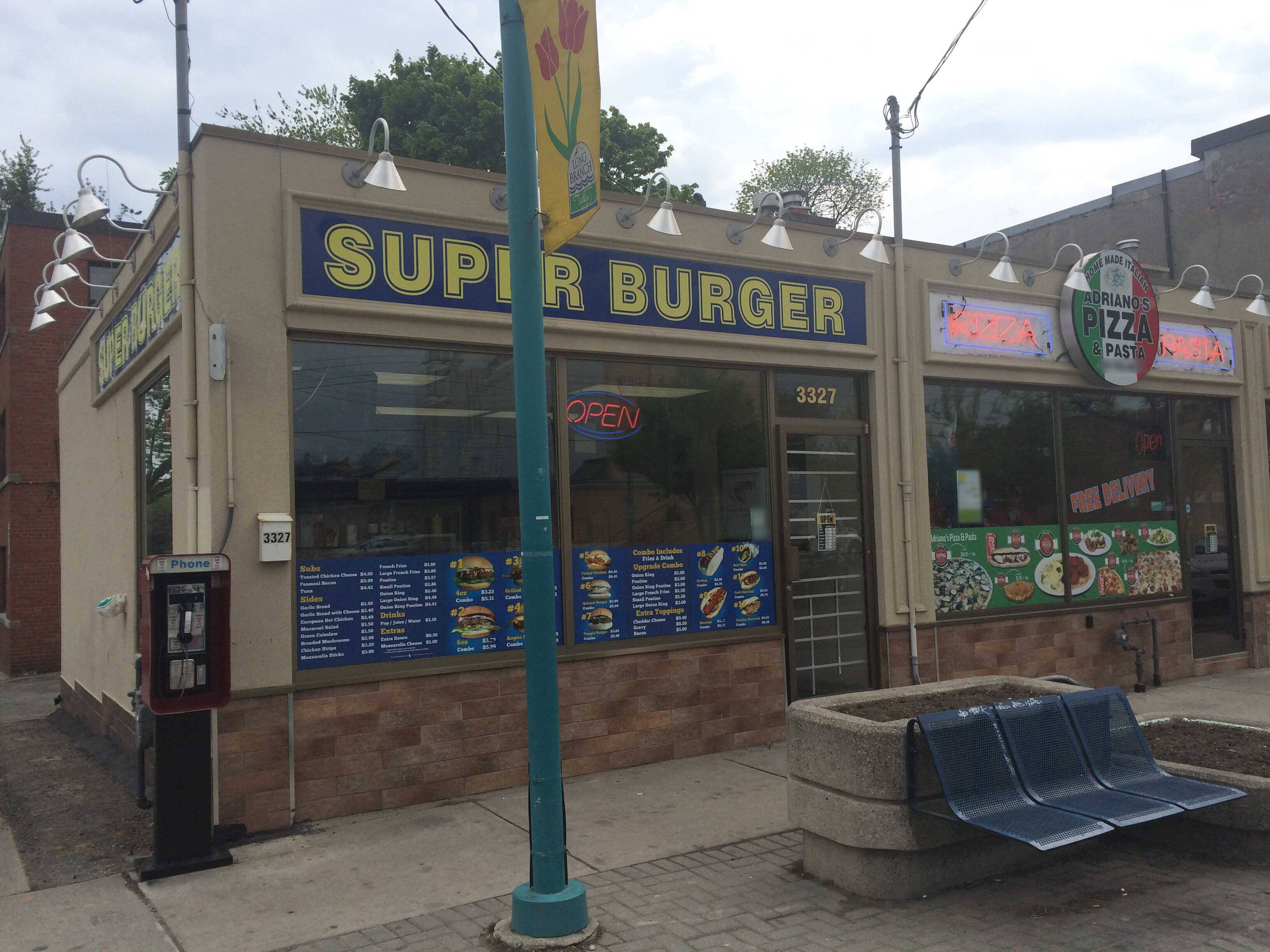 Super Burger Menu, Menu for Super Burger, Etobicoke, Toronto