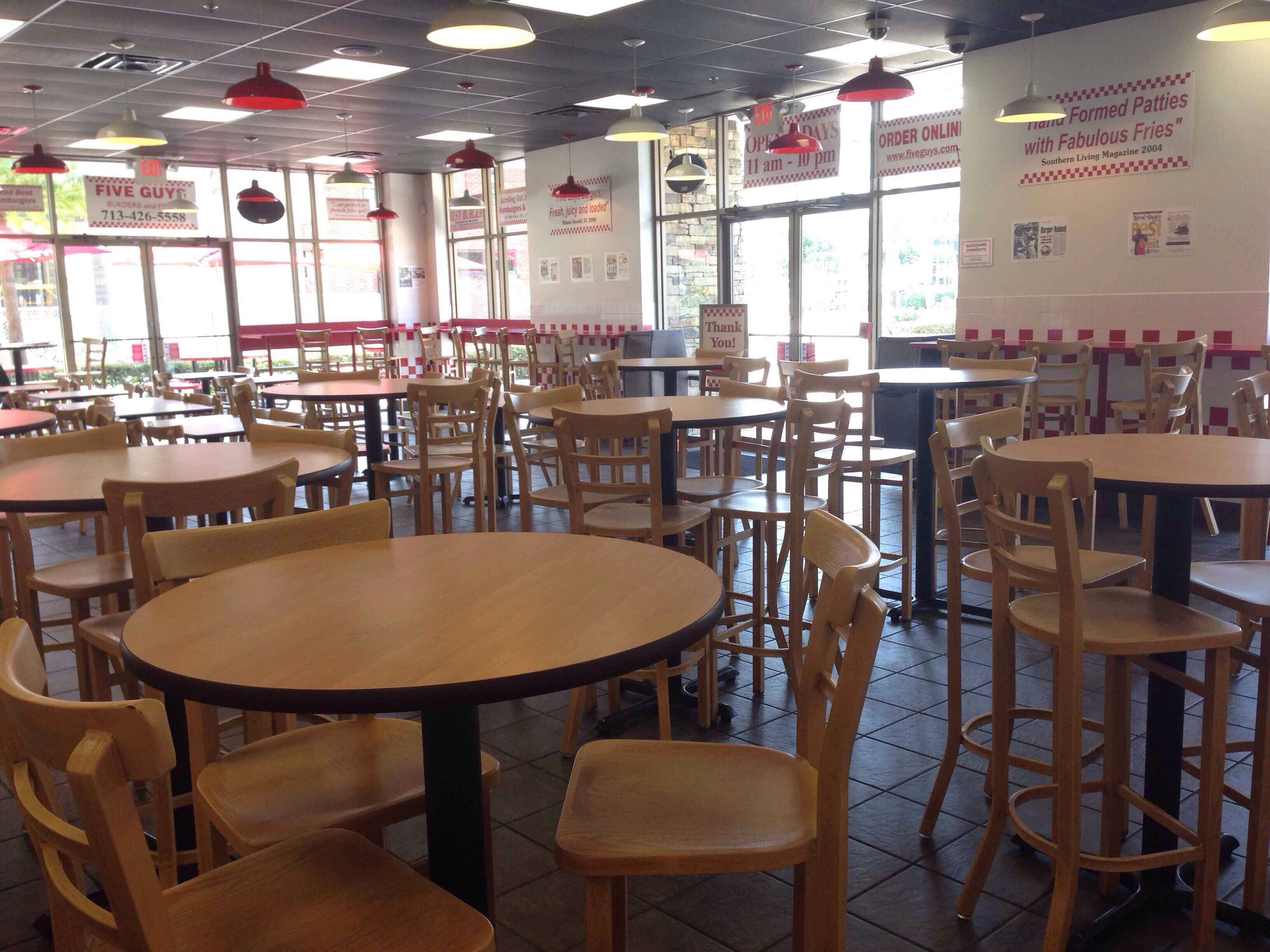 Five Guys Burgers and Fries, Washington Corridor, Houston | Zomato