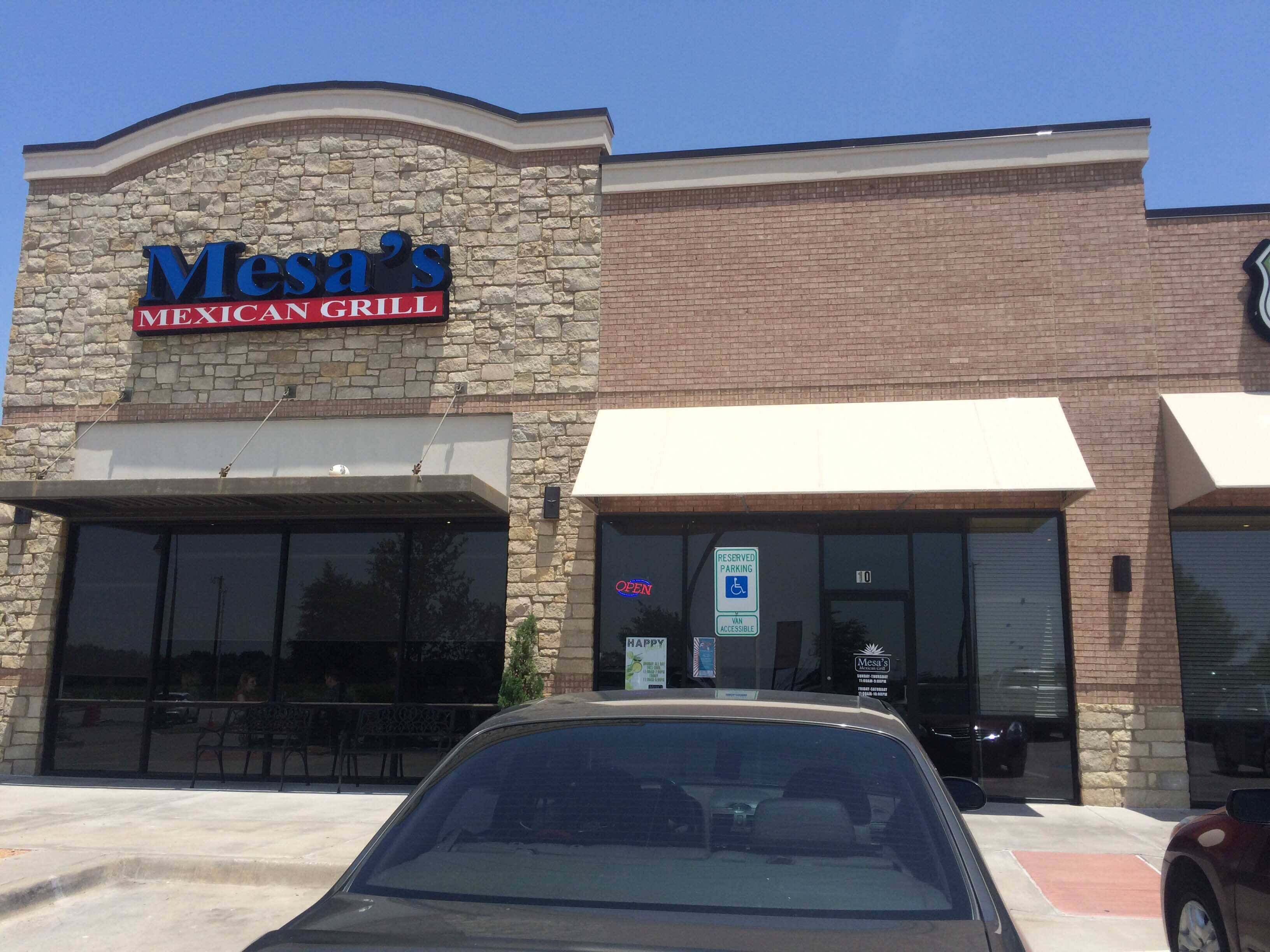 Menu of Mesa's Mexican Grill, Prosper, Prosper