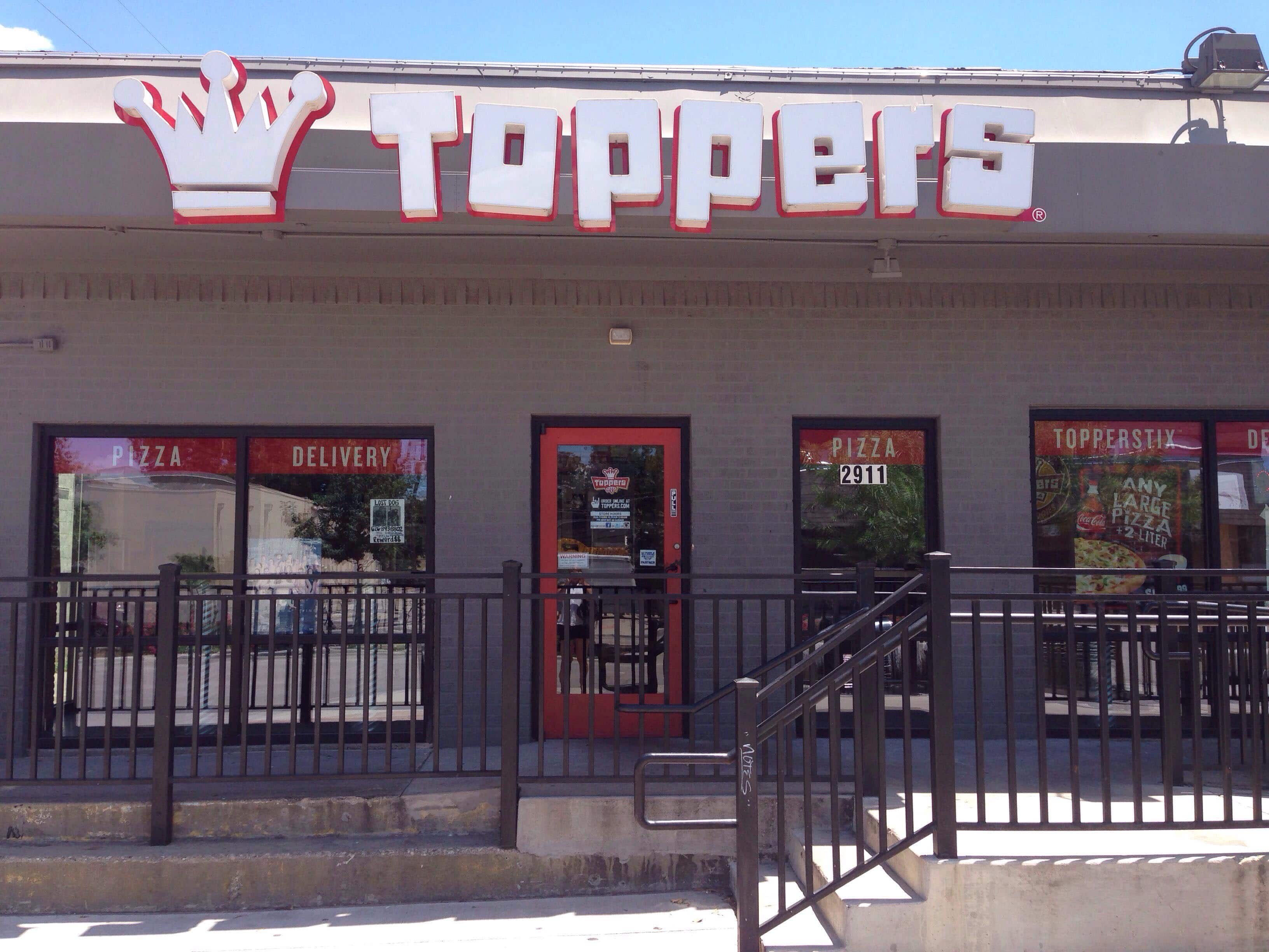 Menu of Toppers Pizza, South Fort Worth, Fort Worth