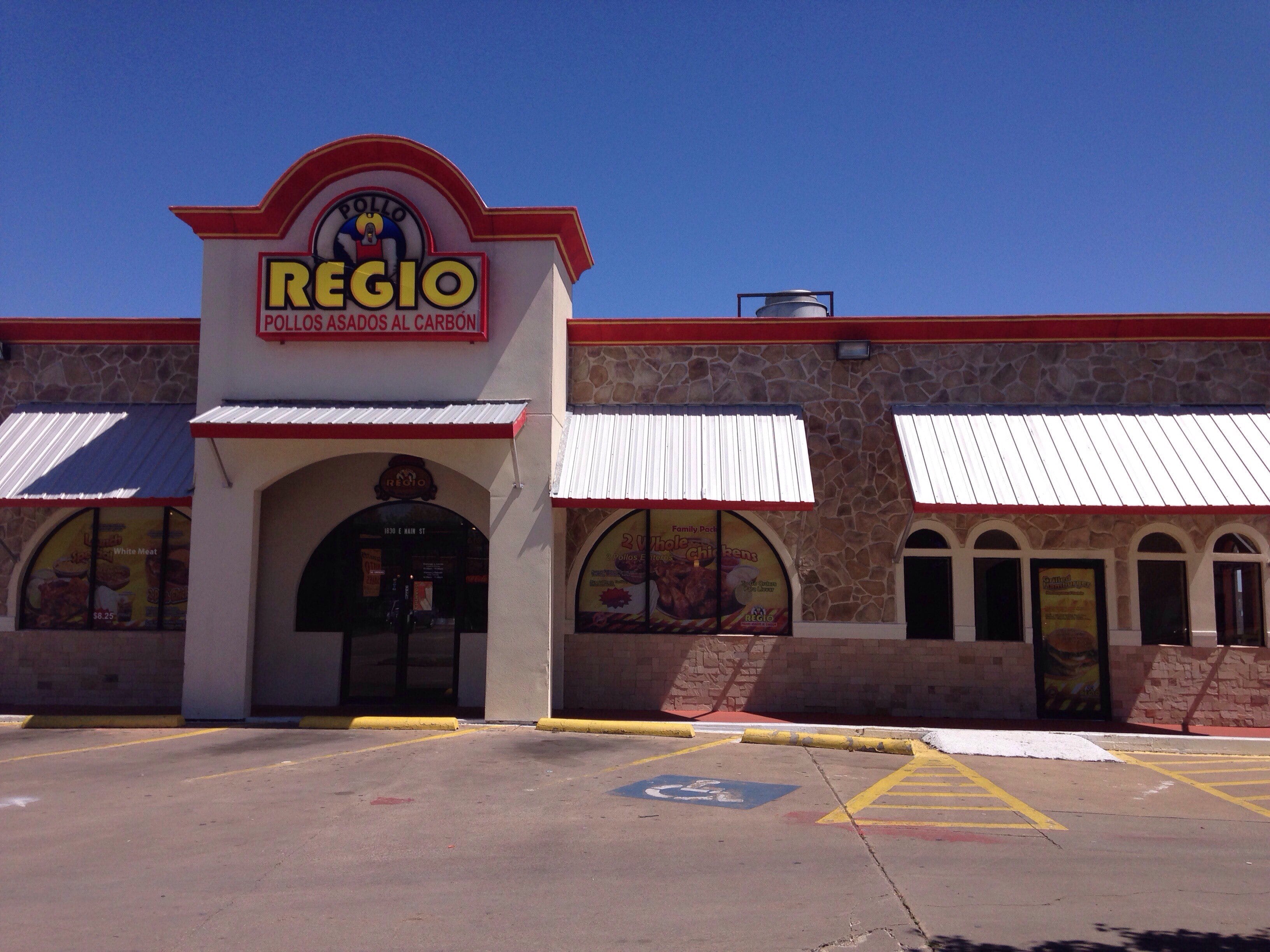Menu of El Pollo Regio, South Grand Prairie, Grand Prairie