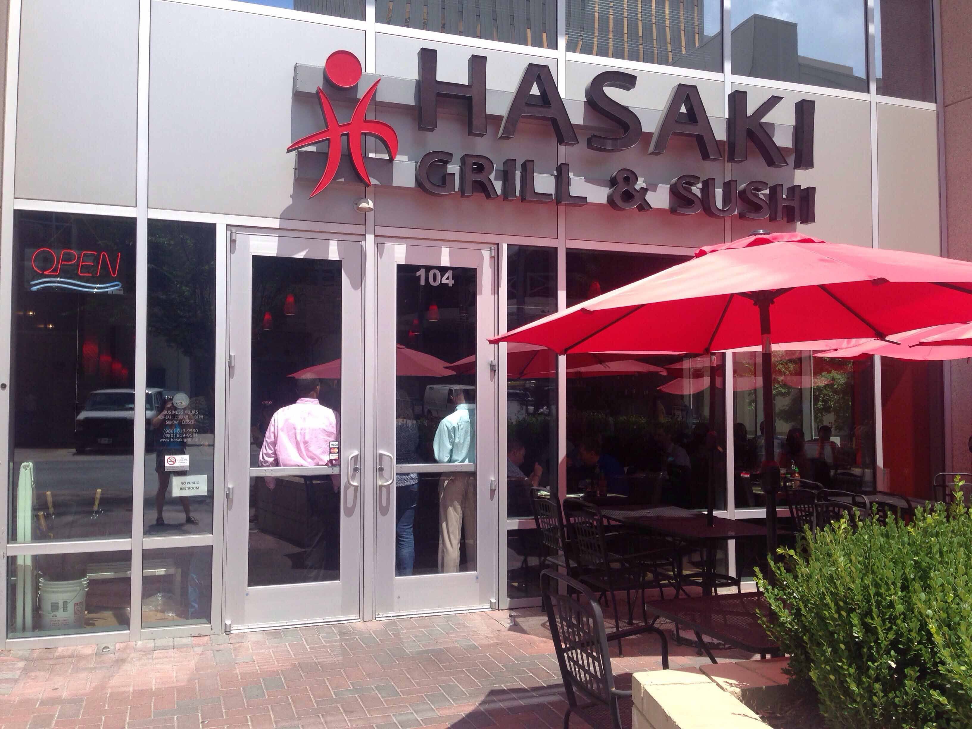 Menu of Hasaki Grill, Third Ward, Charlotte