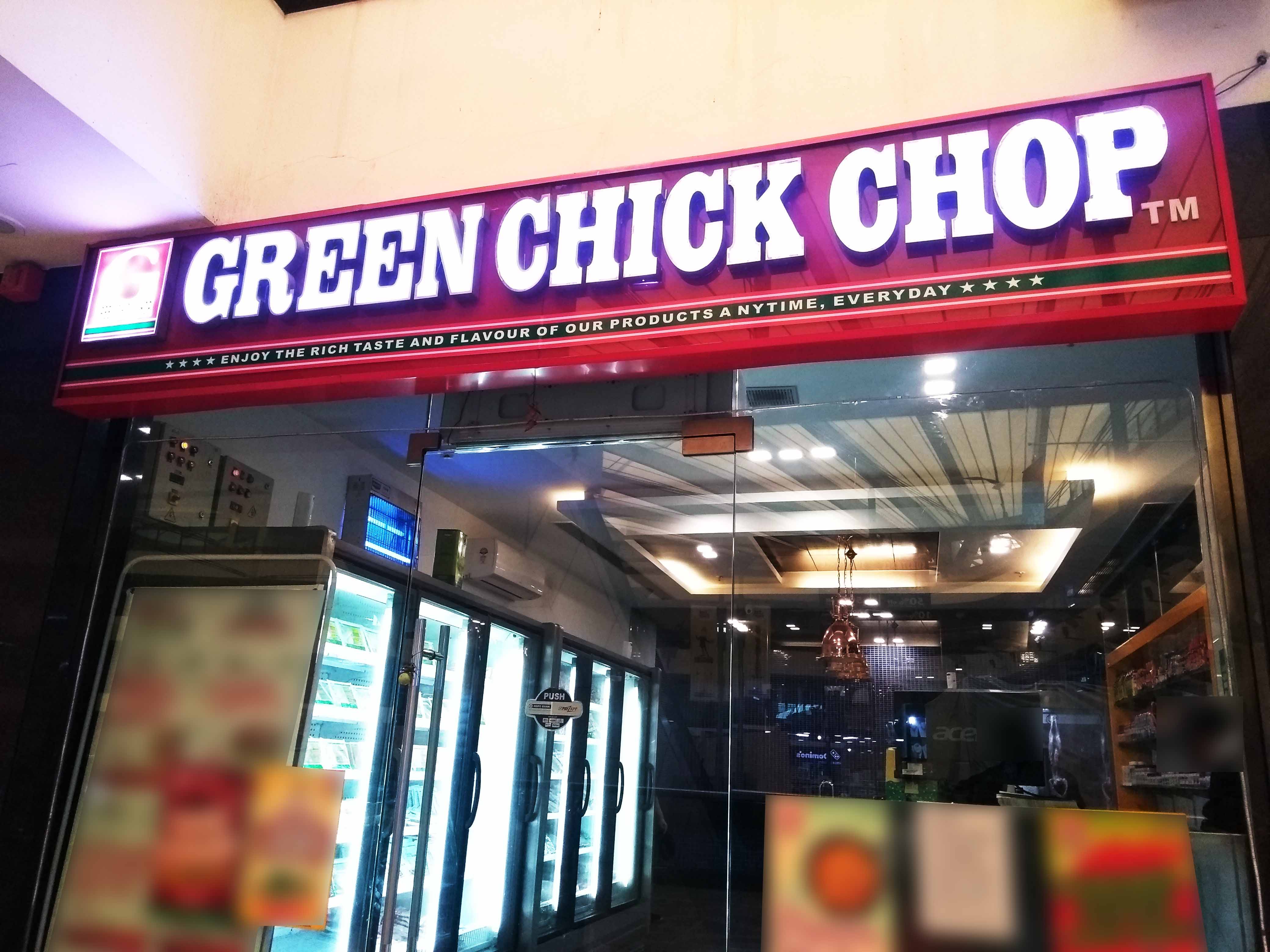 Menu of Green Chick Chop, Vasant Kunj, New Delhi