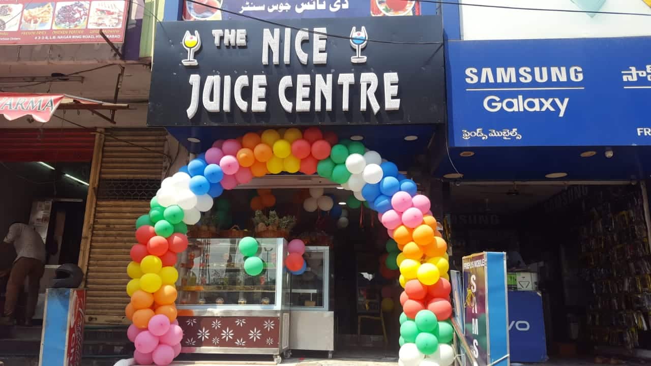 Menu of The Nice Juice Center, L B Nagar, Hyderabad