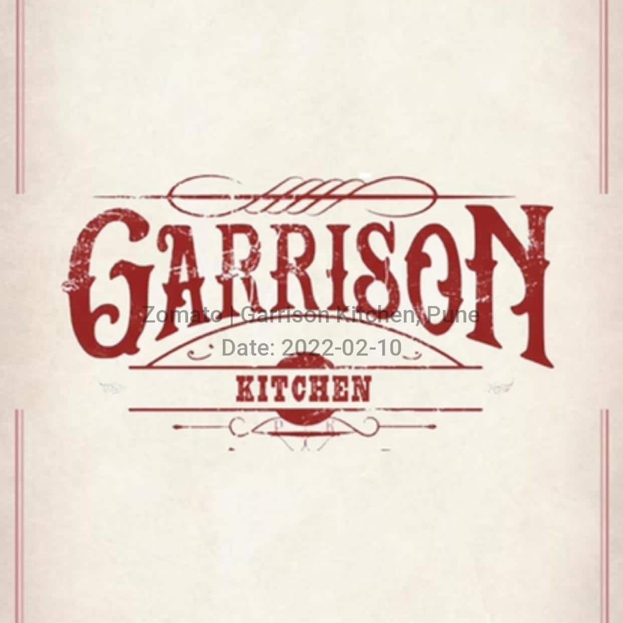 Menu of Garrison Kitchen, Salunkhe Vihar Road, Pune